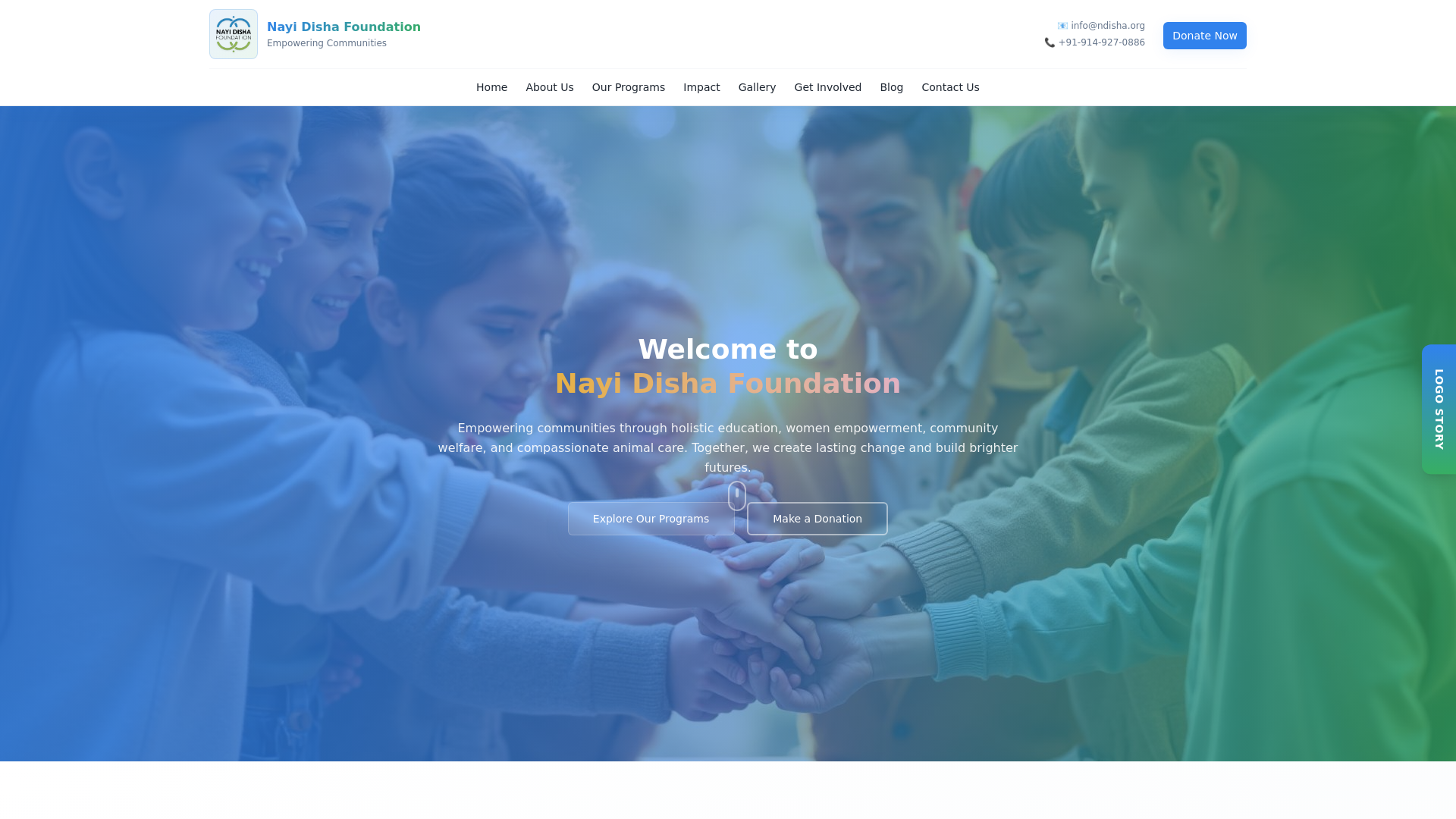 Nayi Disha Foundation - Empowering Communities Through Holistic Change