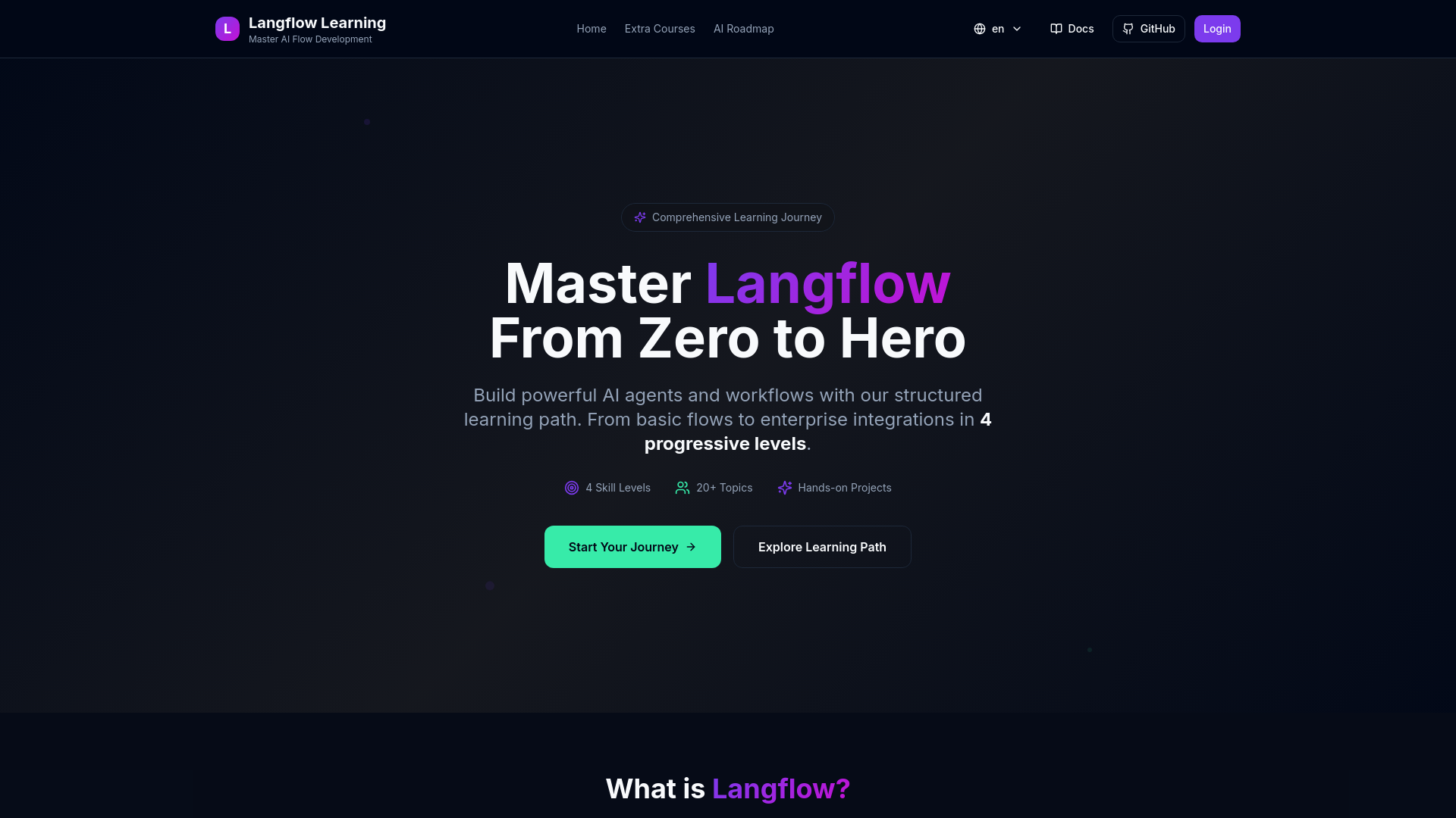 Langflow Learning Journey - Master AI Flow Development