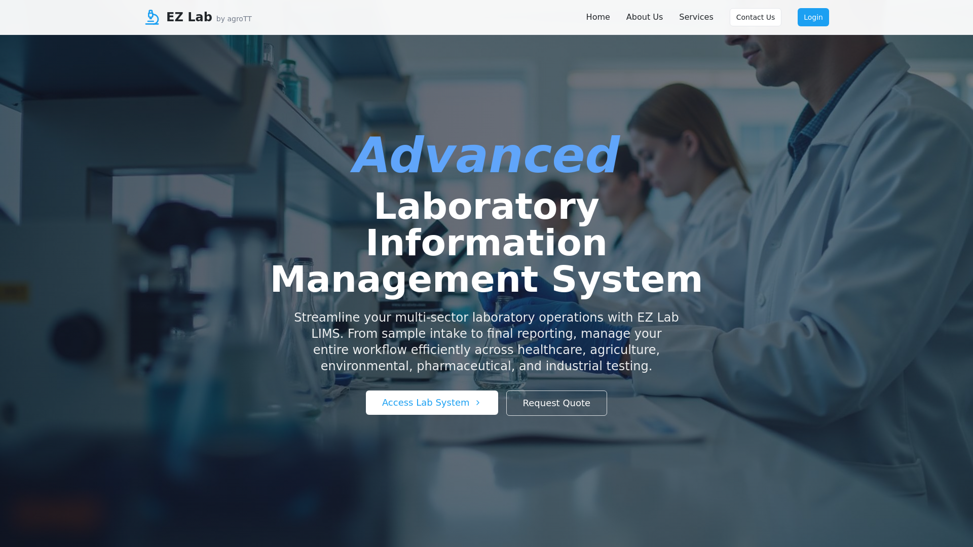 EZ Lab - Advanced Laboratory Management System