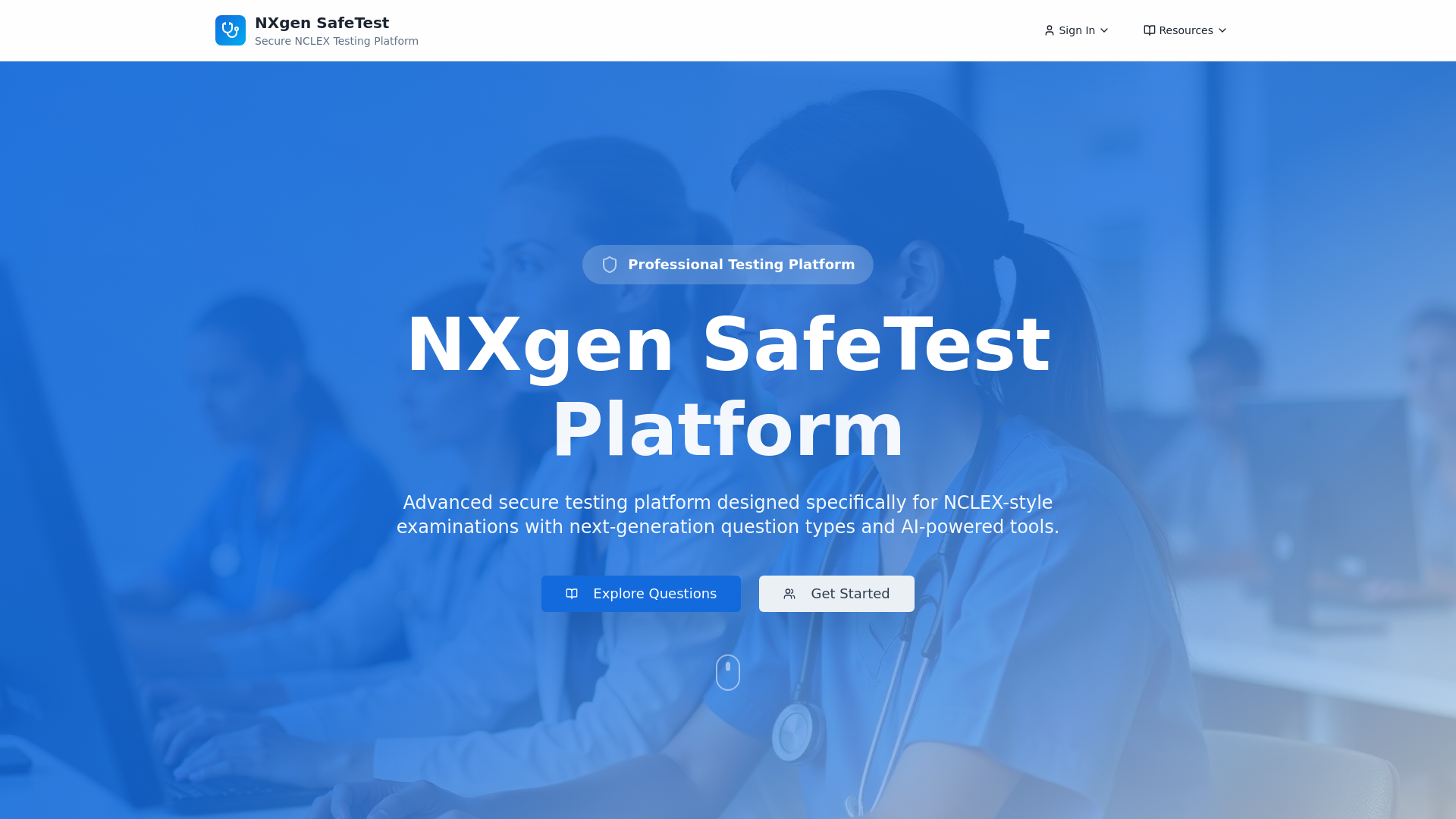 NXgen SafeTest - Secure NCLEX Testing Platform