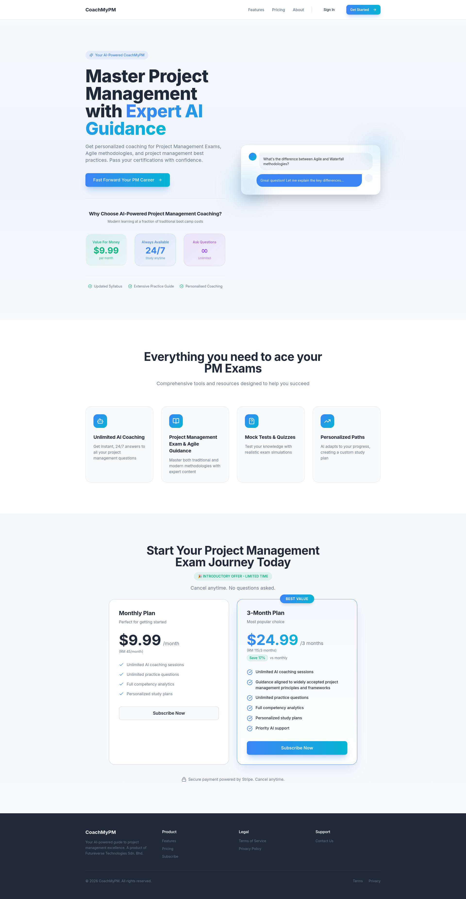 CoachMyPM - Master Project Management with AI
