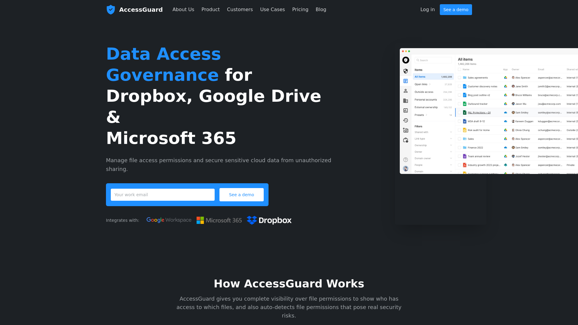 AccessGuard - Data Access Governance
