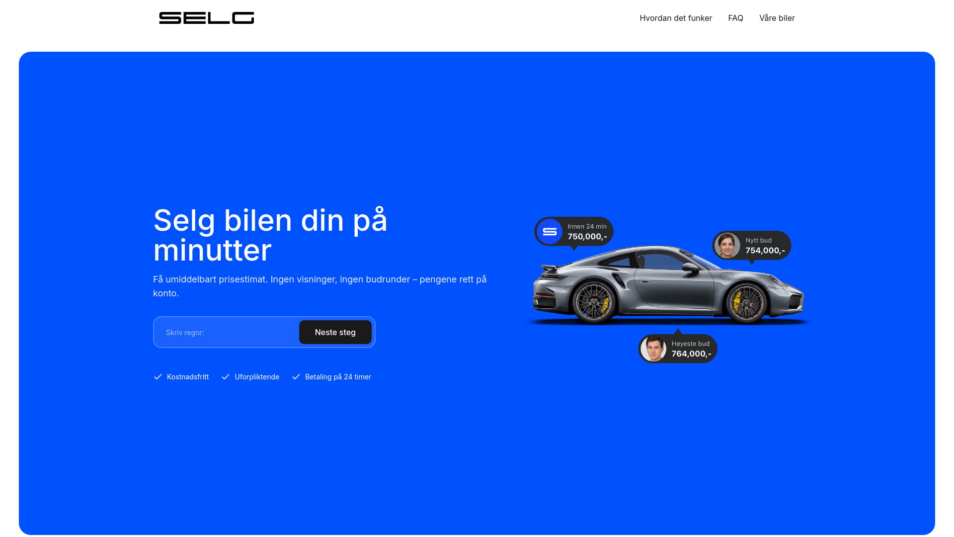 SELG - Norges raskeste bilsalg
