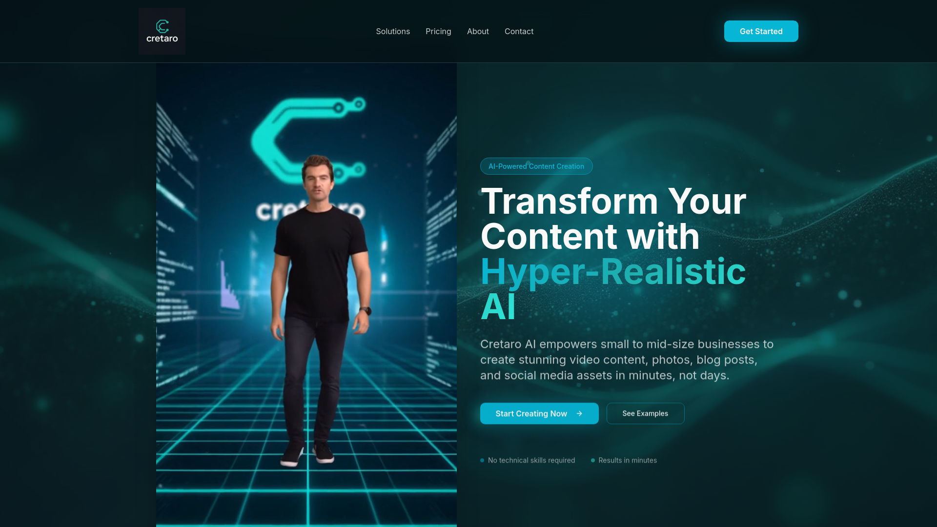 Cretaro AI - AI-Powered Content Creation for Businesses