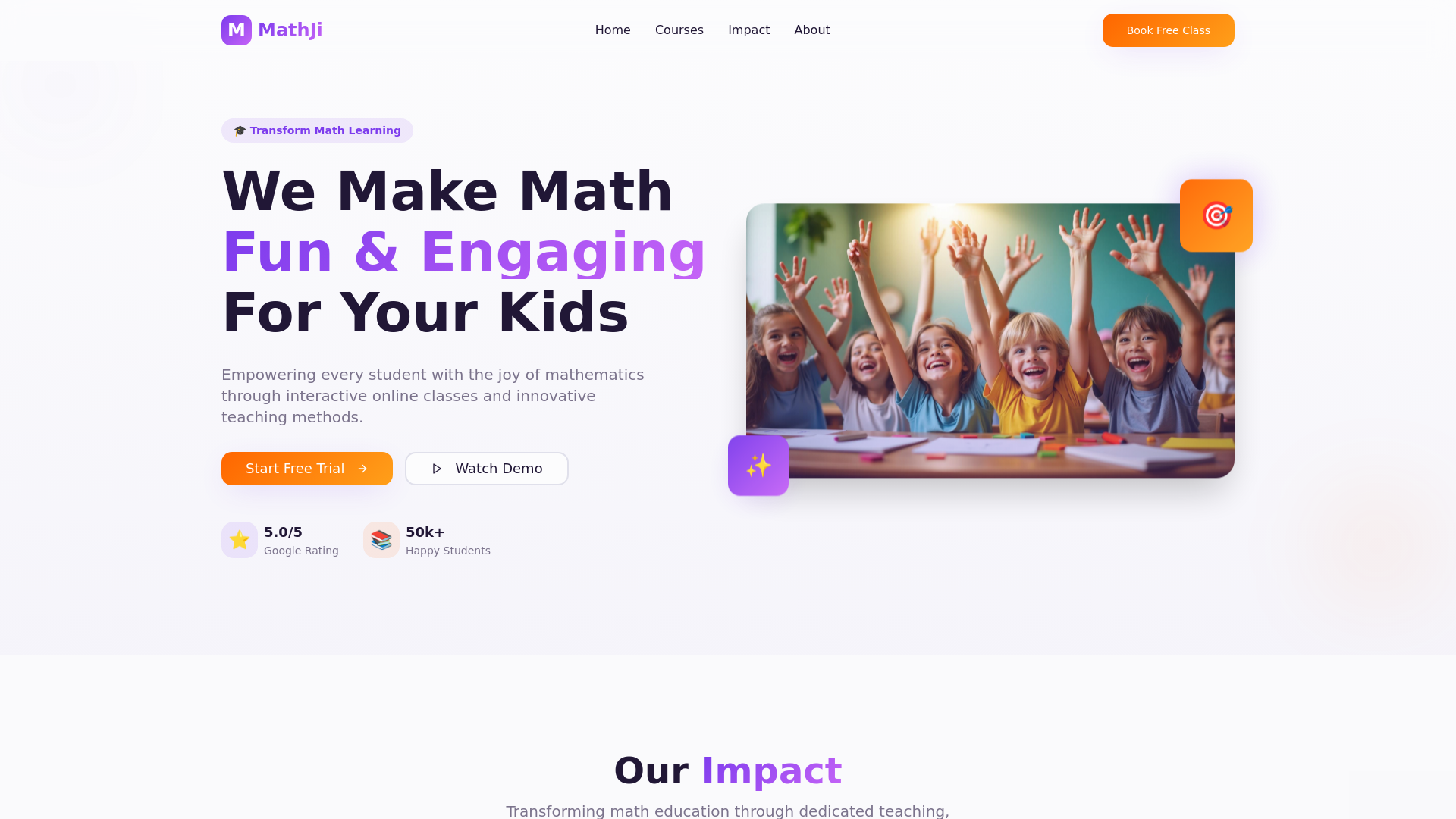 MathJi - Making Math Fun & Engaging for Kids