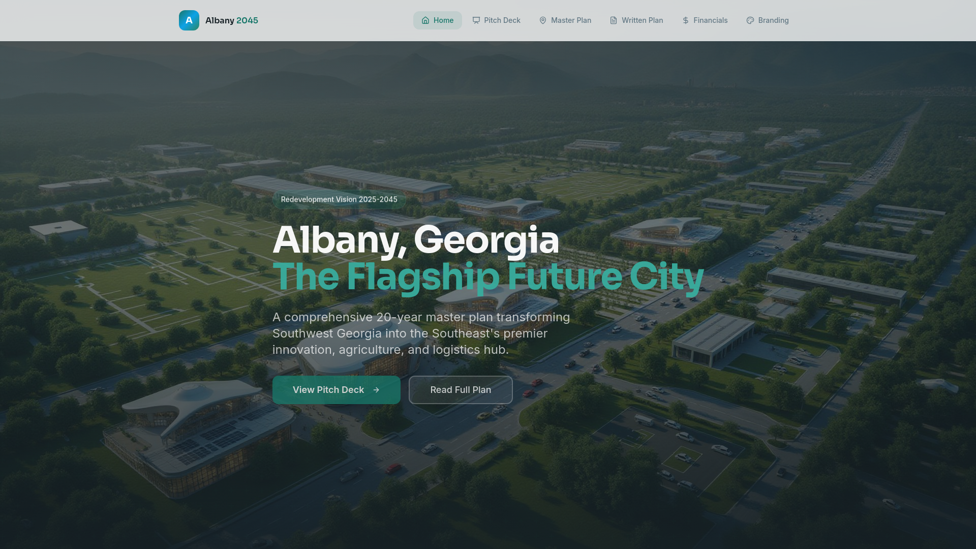 Albany 2045 - The Flagship Future City