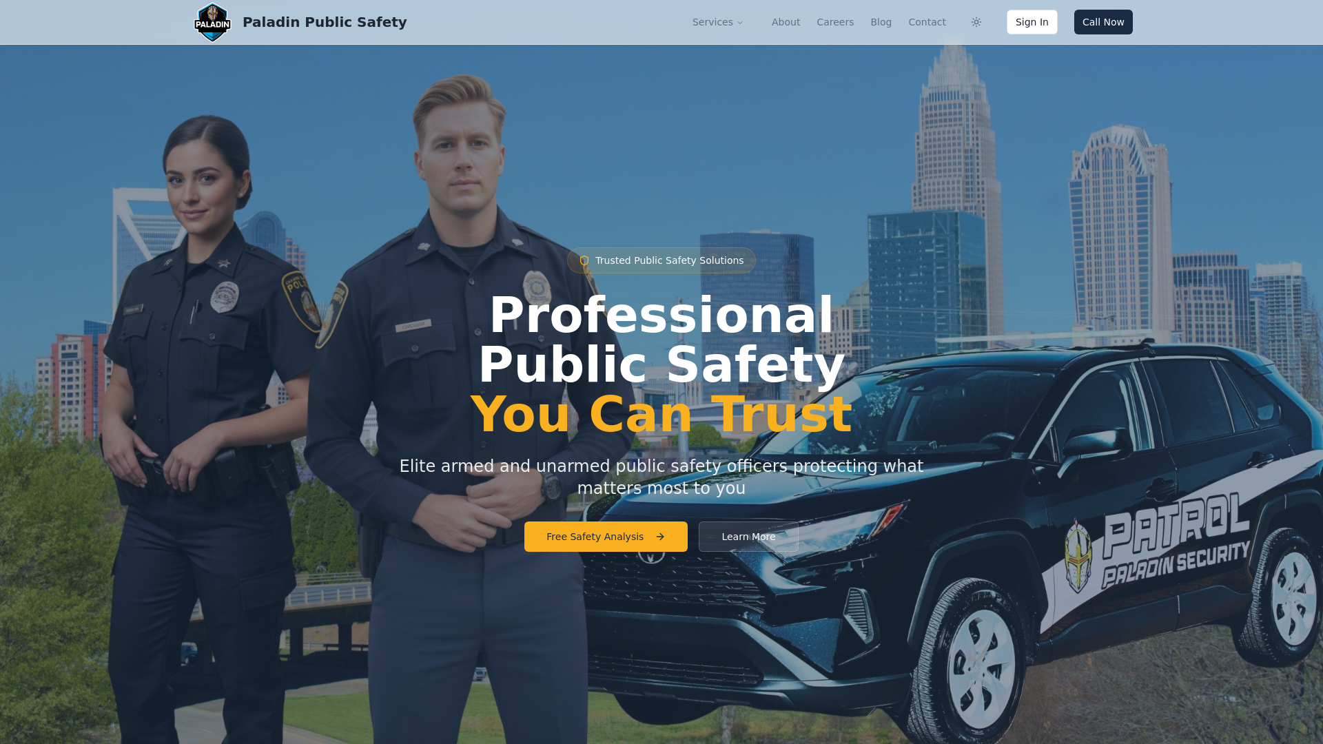 Paladin Public Safety - Professional Security Services