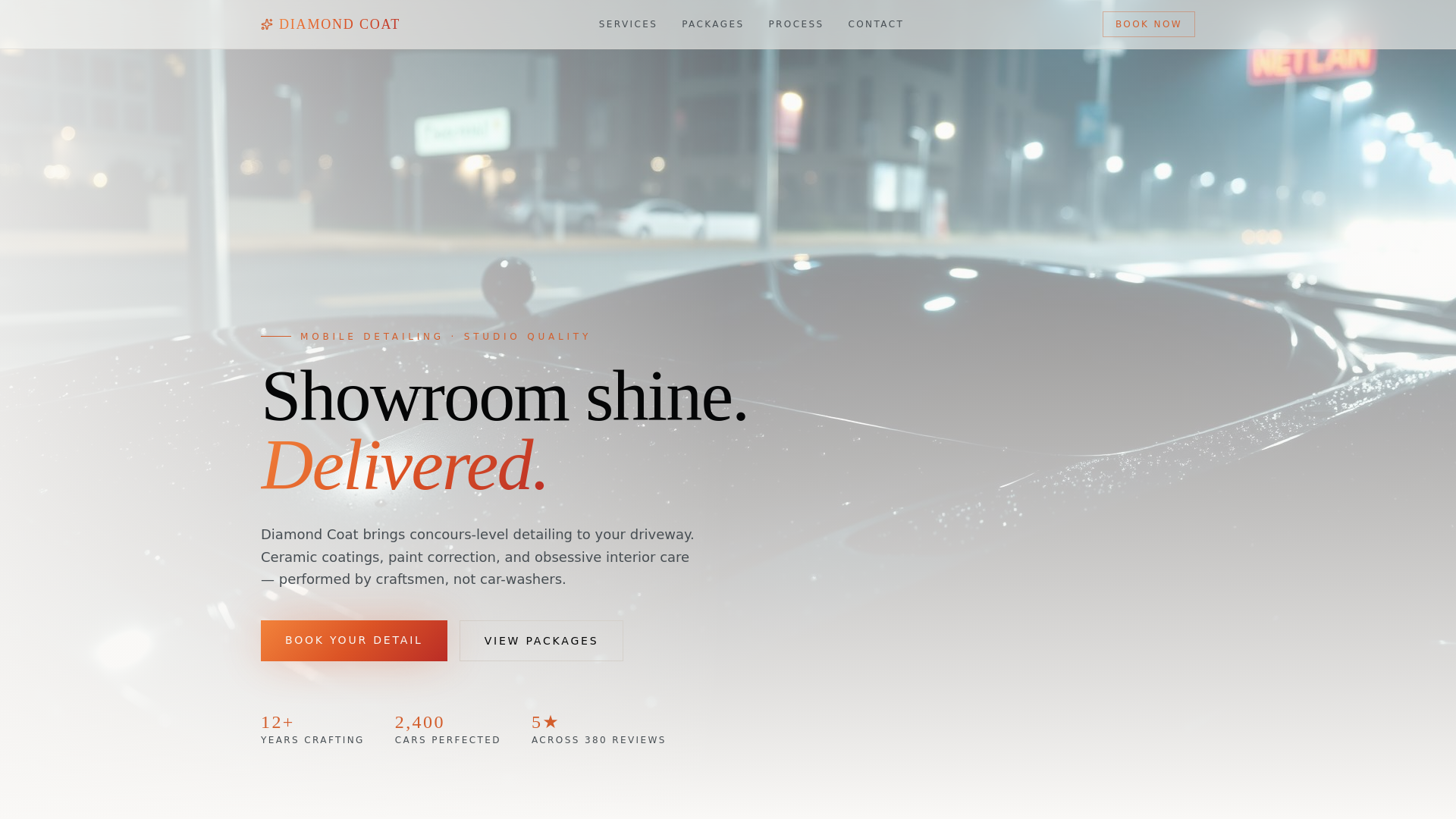 Diamond Coat — Mobile Car Detailing | Showroom Shine, Delivered