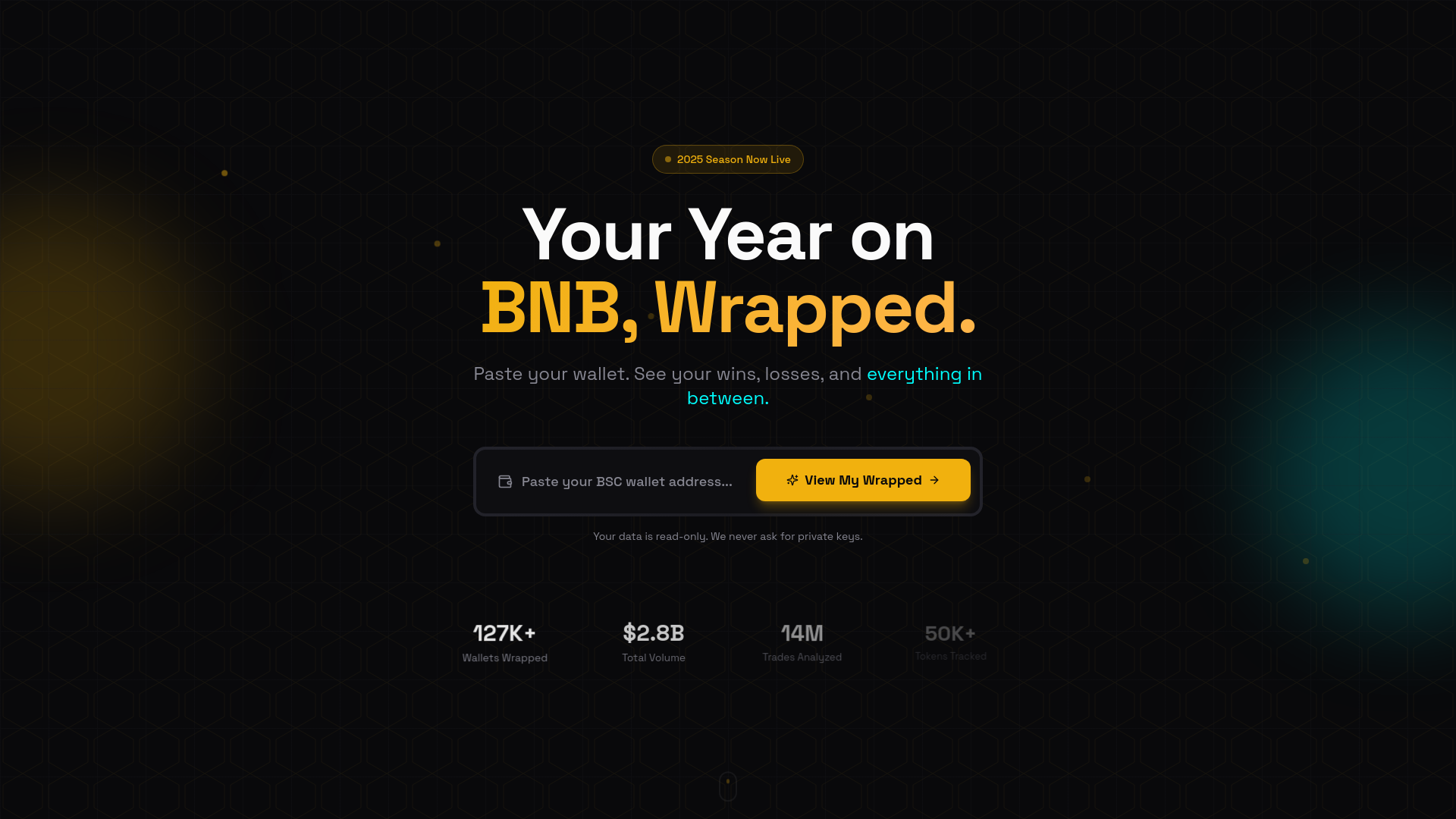 BNB Wrapped 2025 - Your Year on BNB Smart Chain