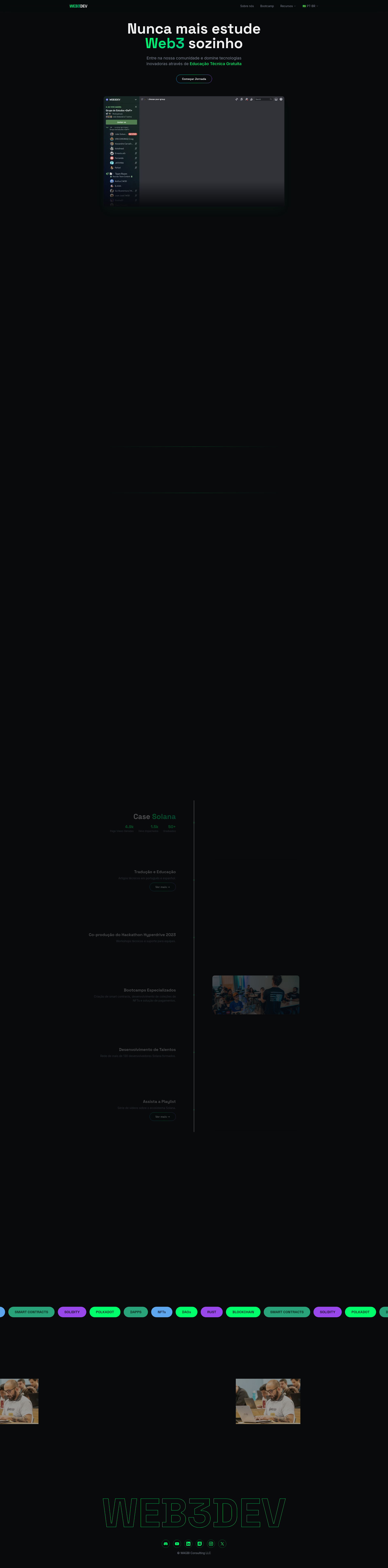 WEB3DEV - Nunca mais estude Web3 sozinho