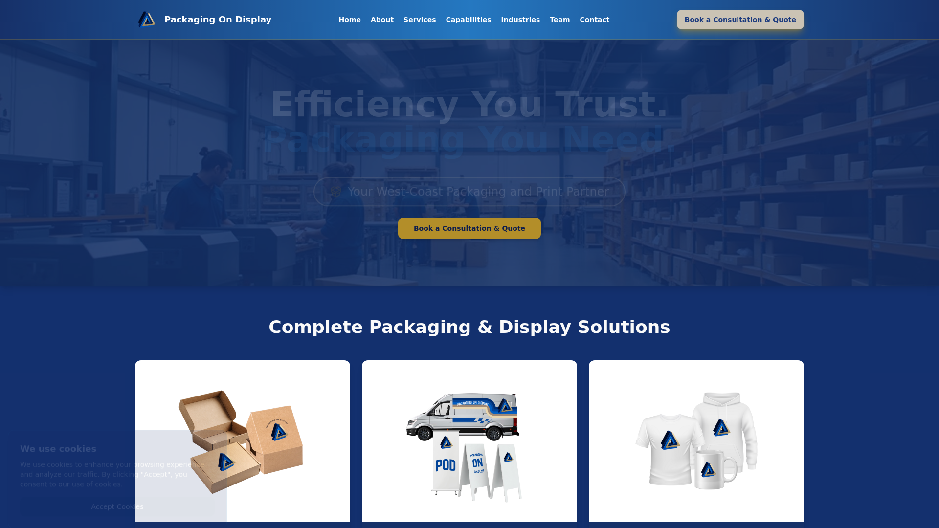 Packaging On Display - Premium Packaging & Print Solutions