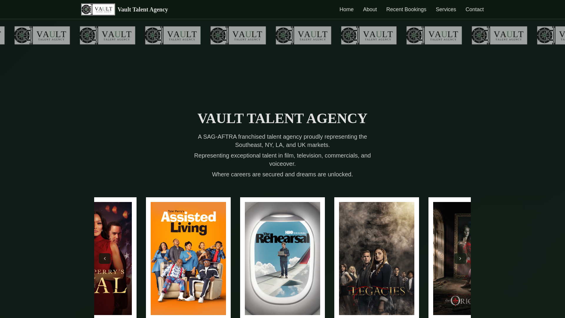 Vault Talent Agency - Premier Entertainment Representation | SAG-AFTRA Franchised