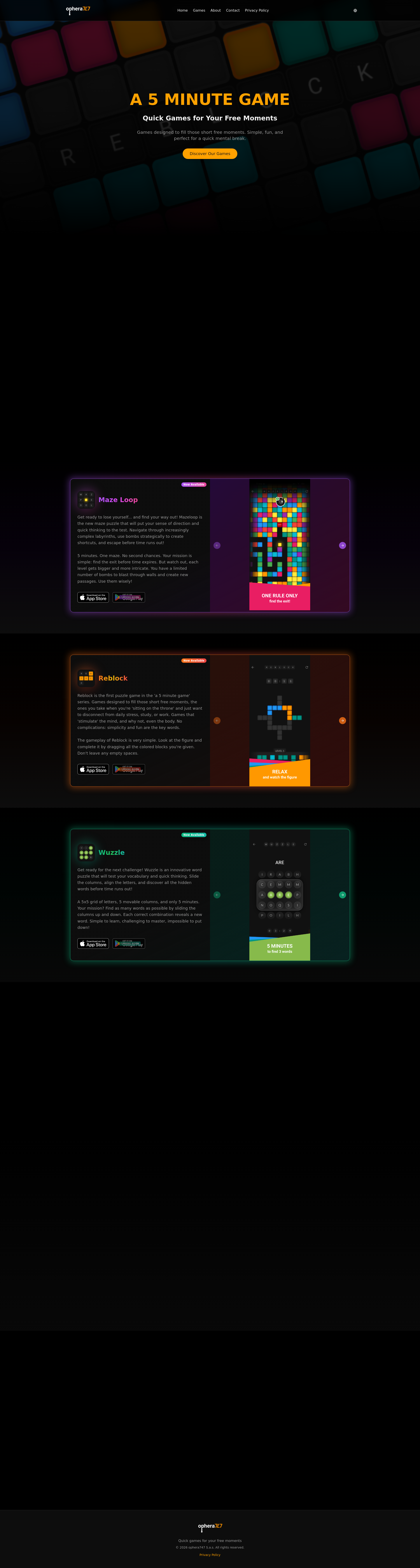 A 5 MINUTE GAME - Quick Games for Your Free Moments
