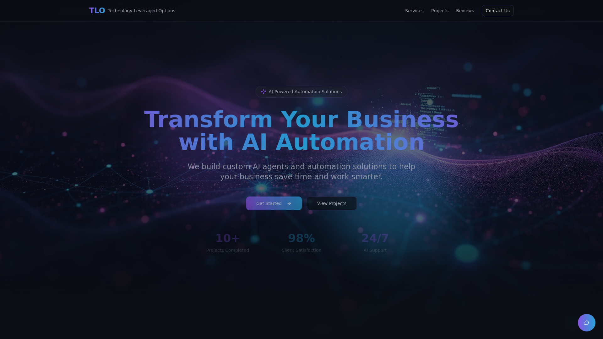 TLO - AI Automation Solutions | Custom AI Agents & Workflow Automation
