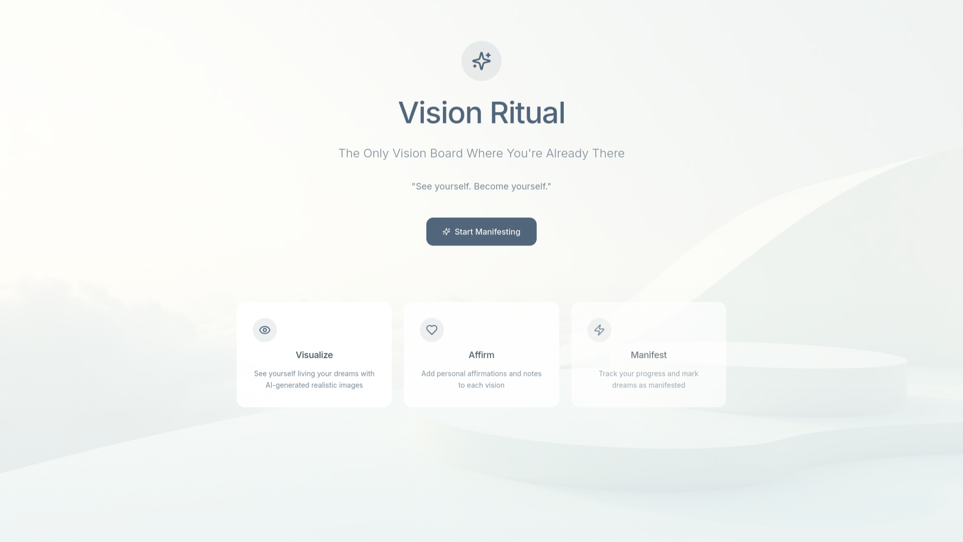 Vision Ritual - The Only Vision Board Where You're Already There
