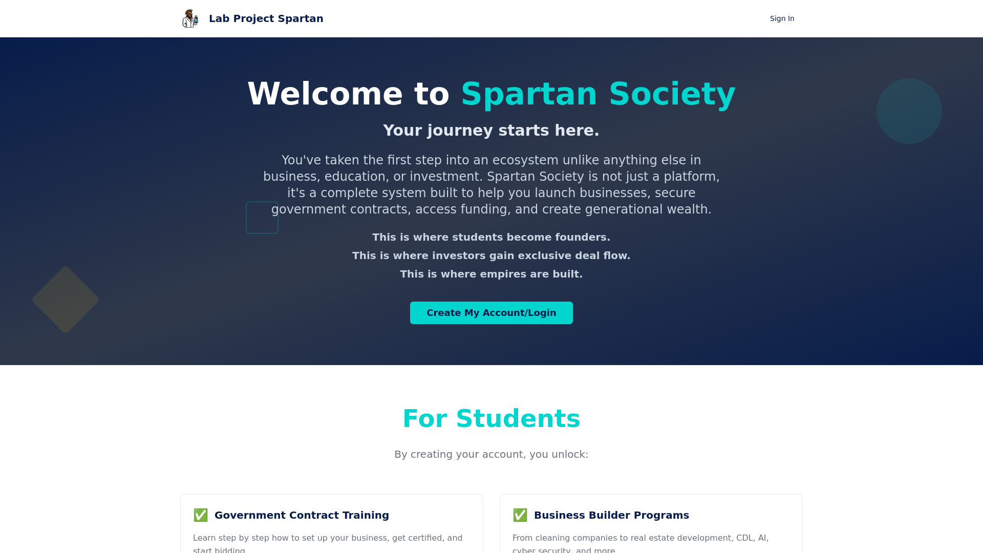 Lab Project Spartan