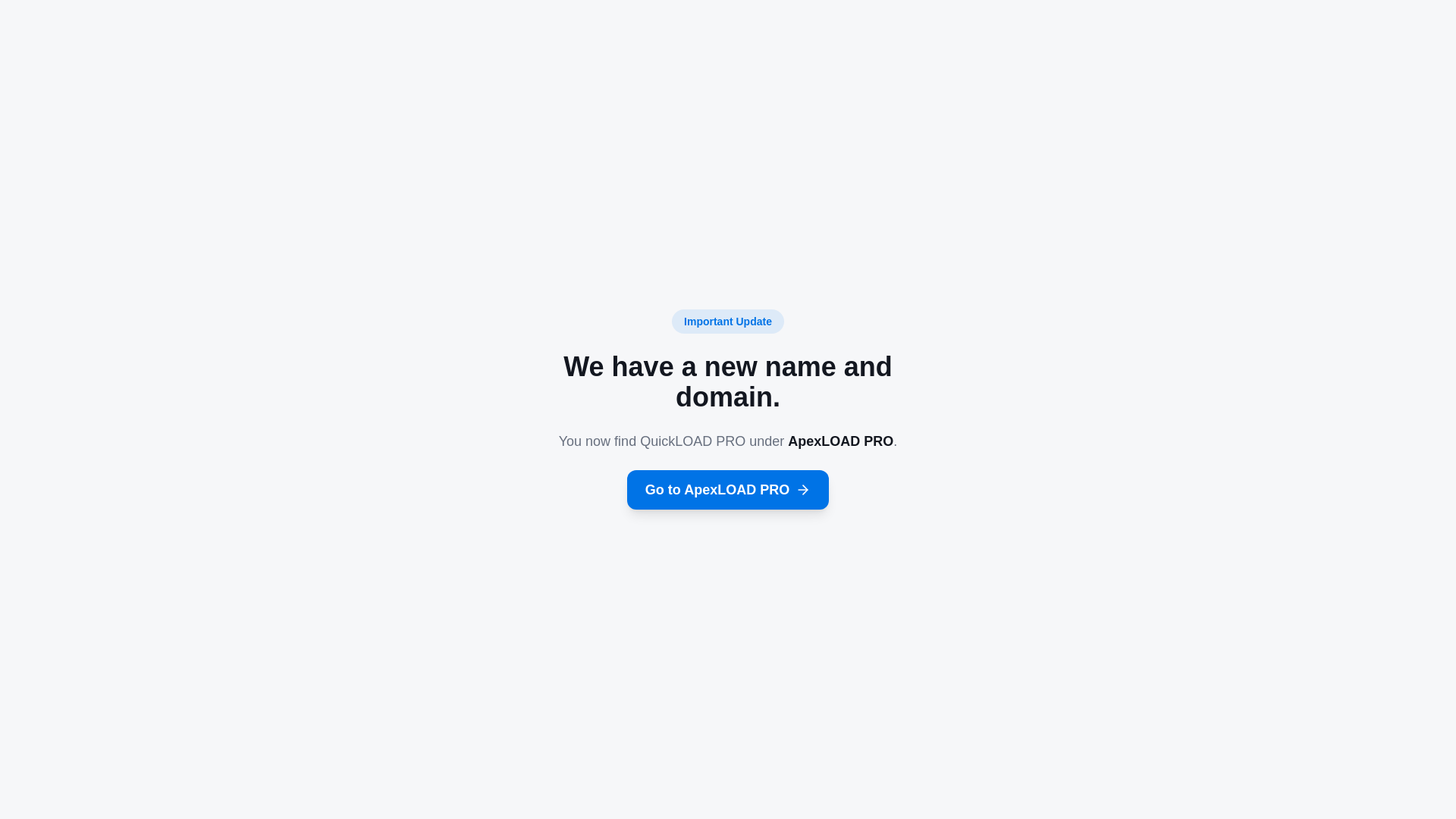 QuickLOAD PRO
