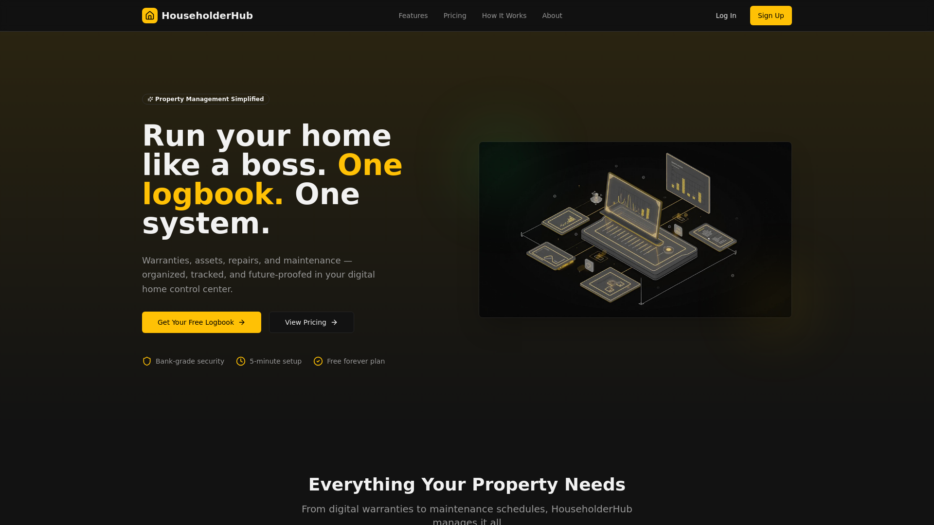 HHH Digital Home - Property Management Platform