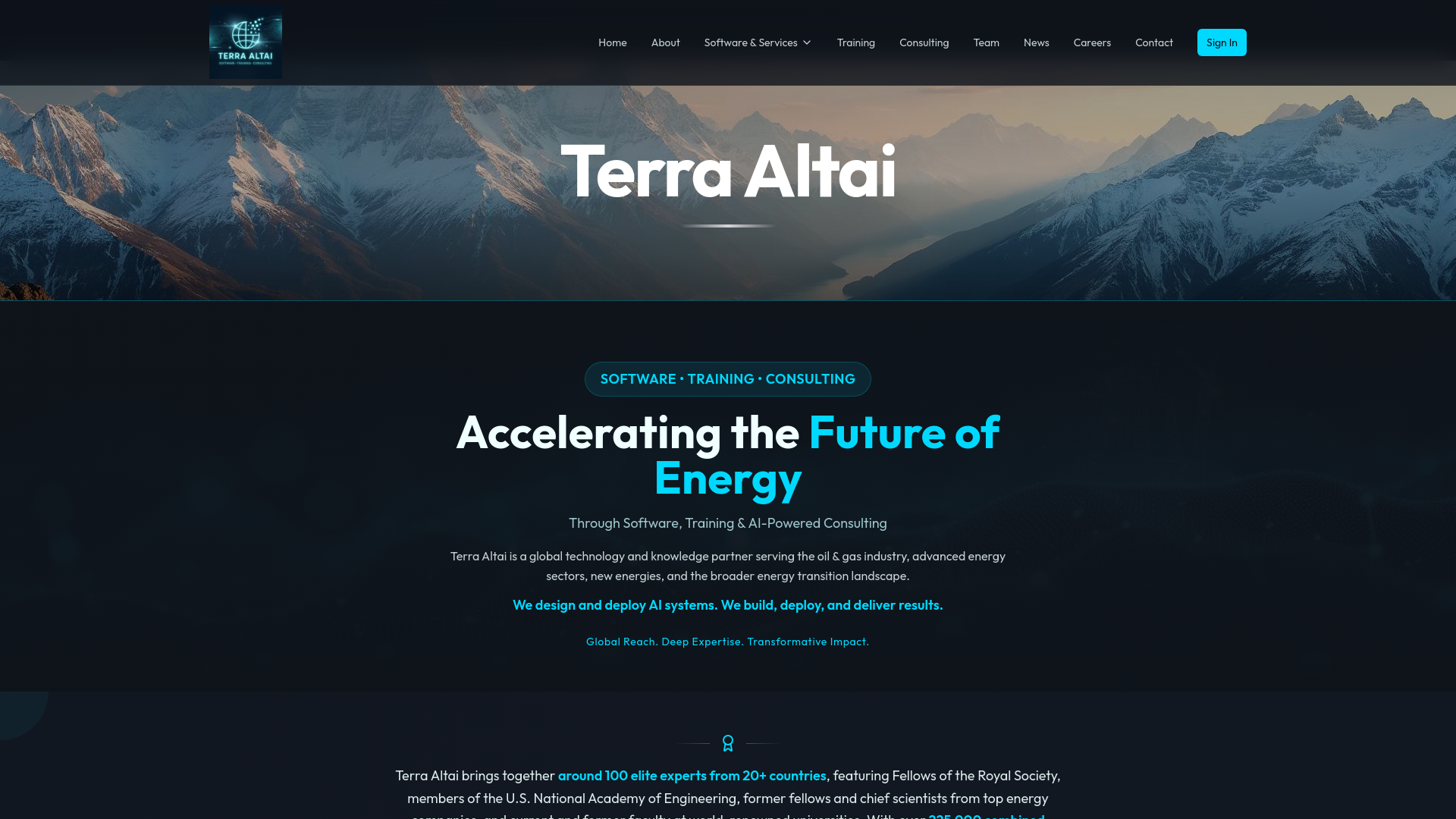Terra Altai - Software, Training & AI-Powered Consulting for Energy