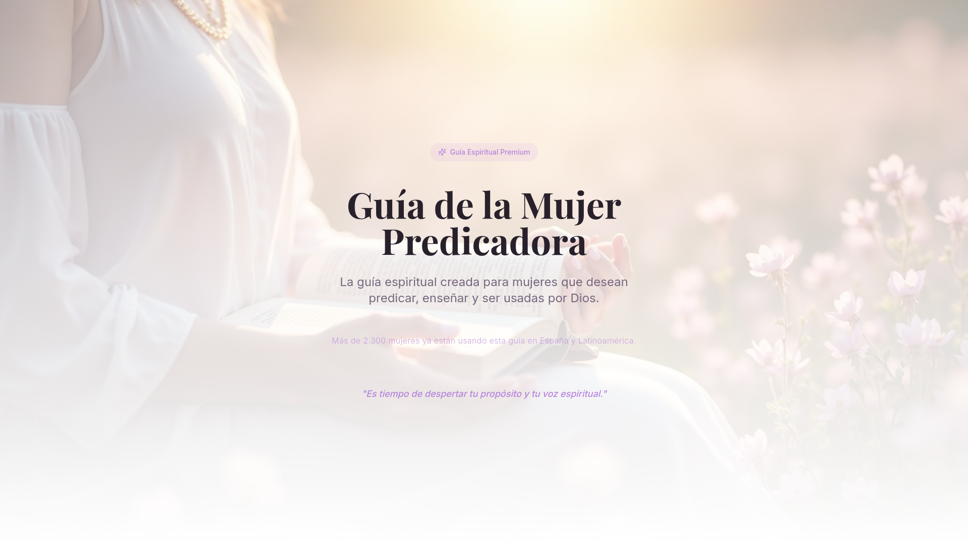 Guía de la Mujer Predicadora - Aprende a Predicar con Confianza