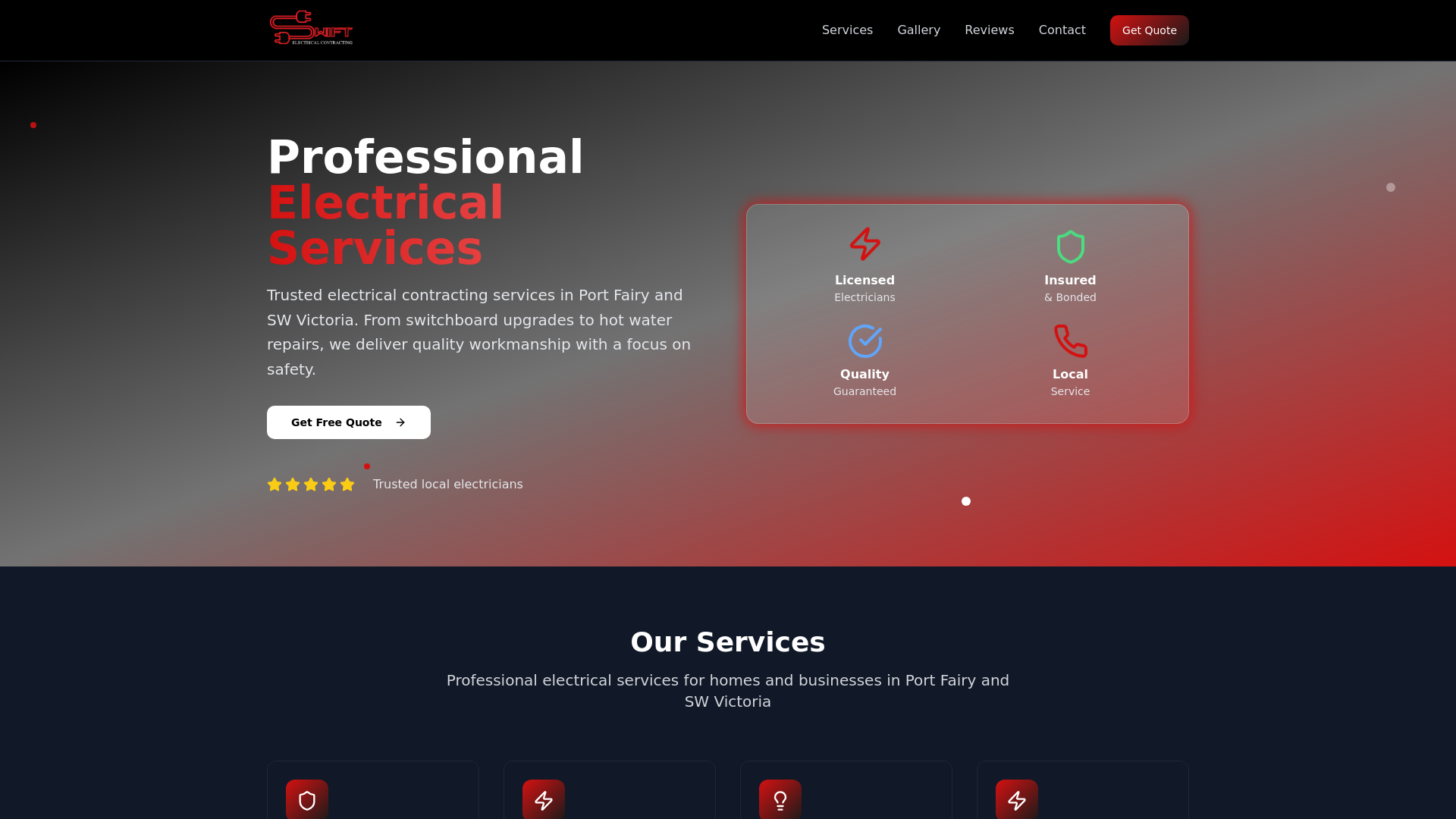 Swift Electrical - Professional Electrical Services
