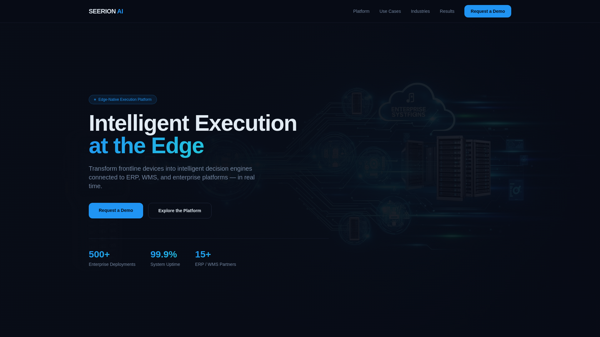 Seerion AI | Edge-Native Execution for Enterprise Systems