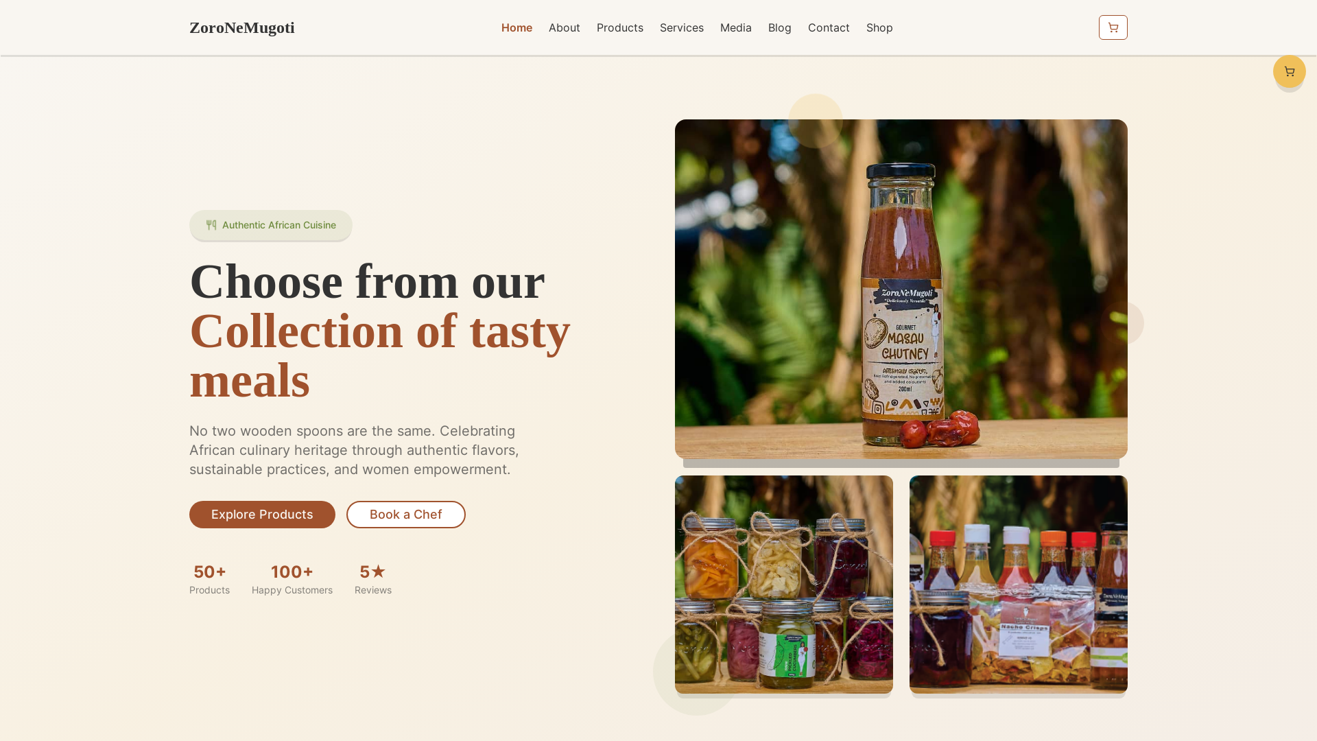 ZoroNeMugoti - Authentic African Cuisine