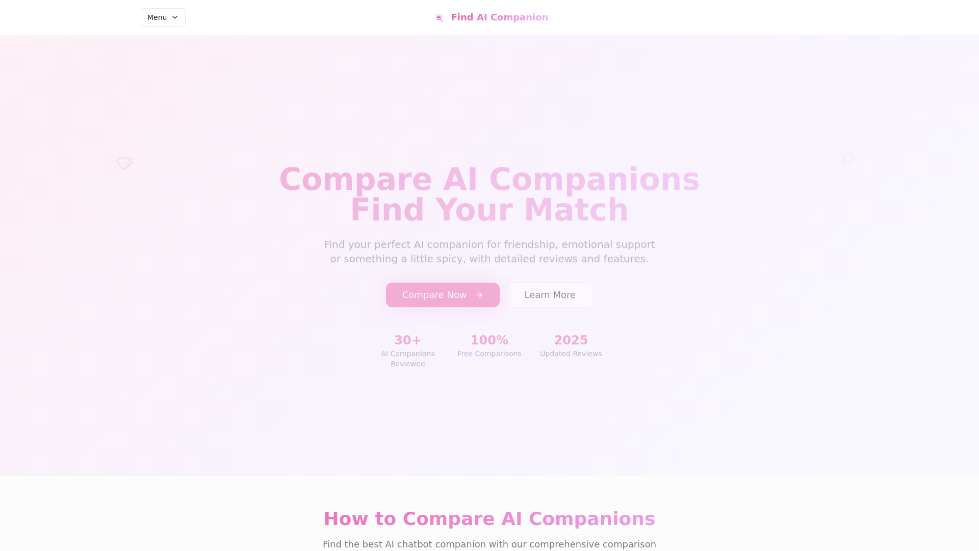 Find AI Companion - Your Perfect AI Match