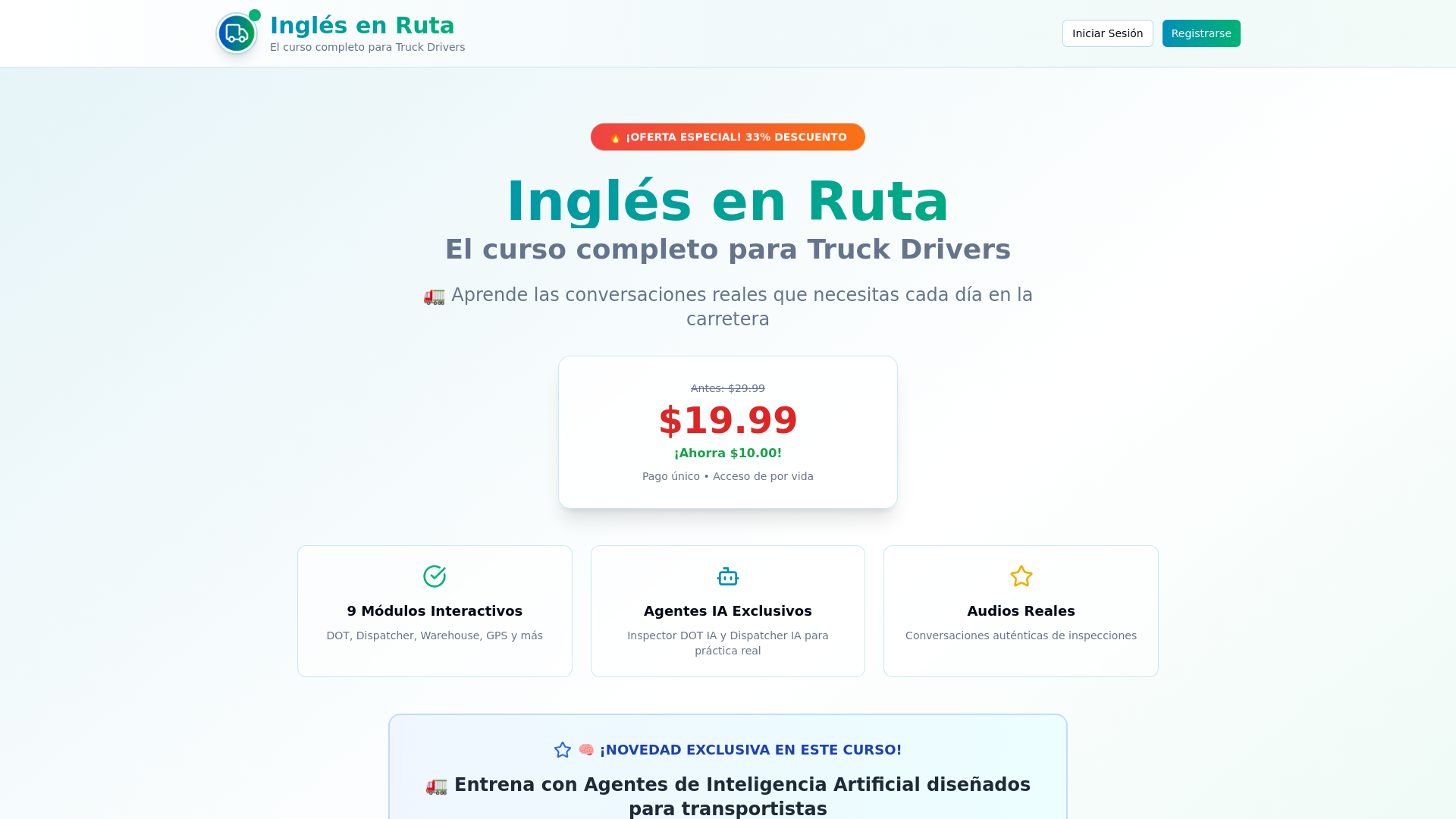 Inglés en Ruta - Curso de Inglés para Camioneros