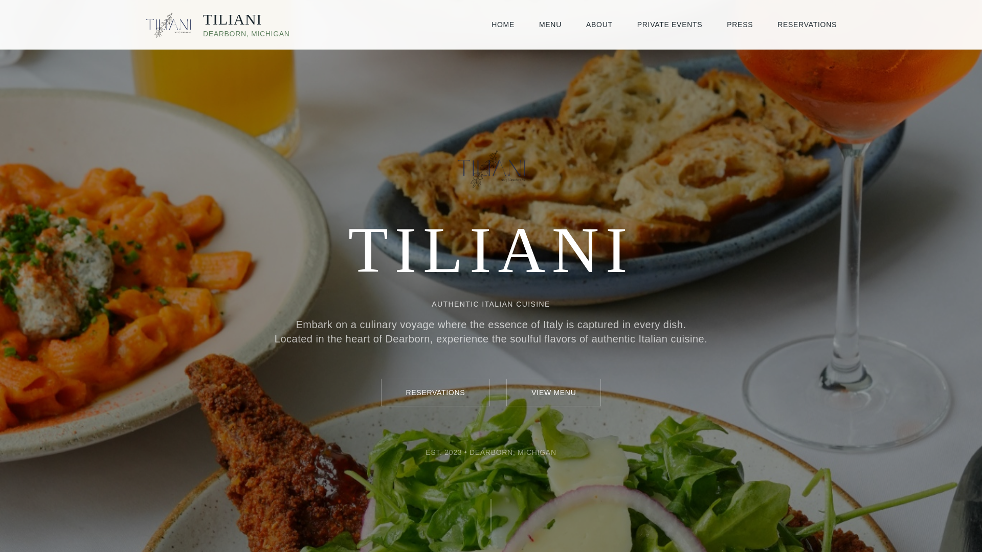 Tiliani - Rustic Italian Dining in Dearborn, MI