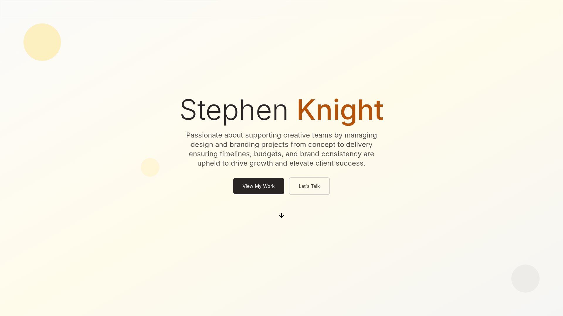 Stephen Knight - Graphic Designer | Brand Identity & Digital Design