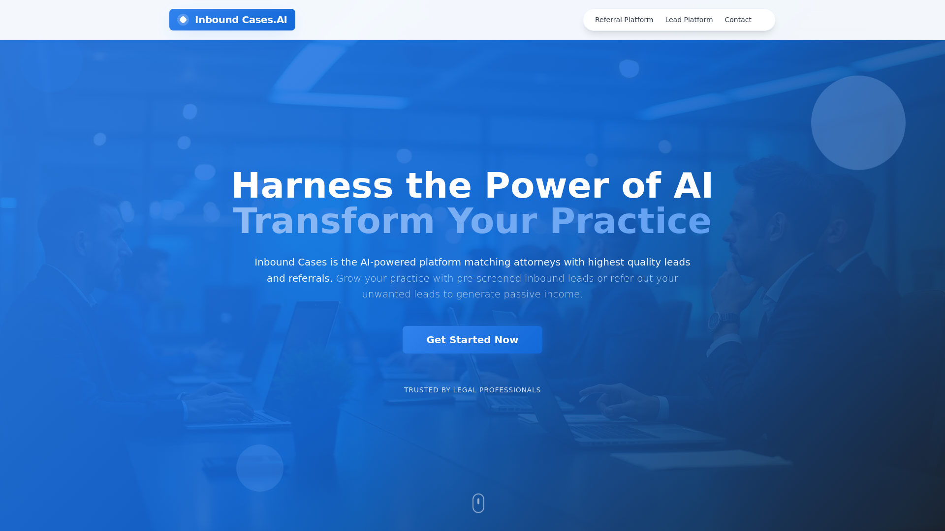InboundCases.Ai - Premium Legal Lead Platform