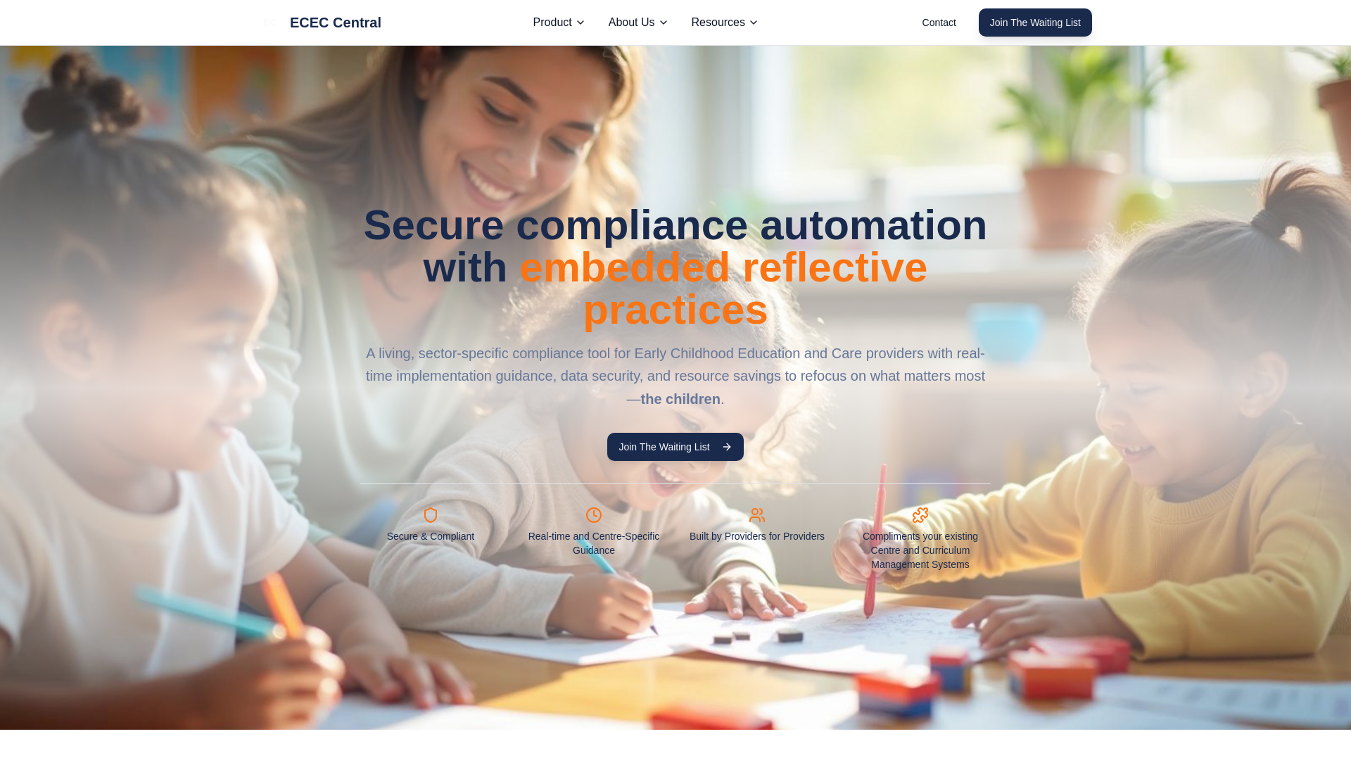 ECEC Central - Secure Compliance Automation for Early Childhood Education