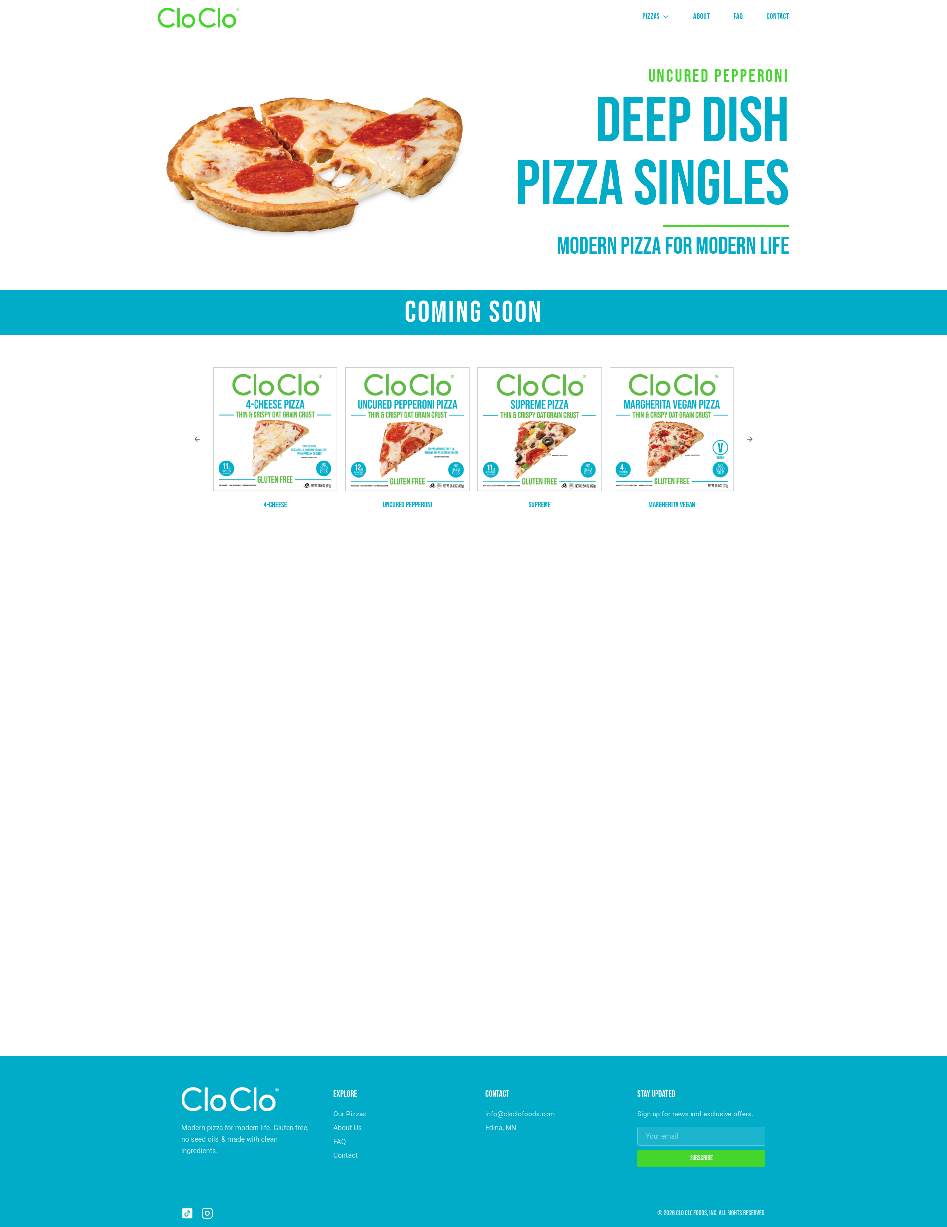 Clo Clo Foods | Modern Pizza For Modern Life