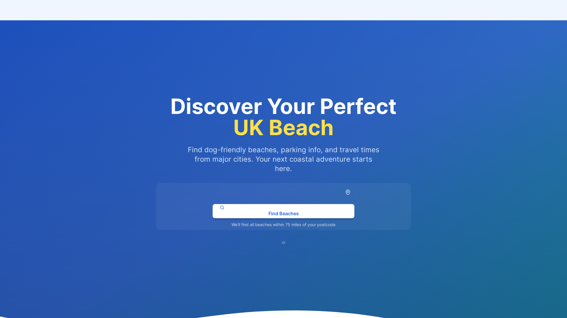 Beaches Near Me - Discover UK's Best Beaches