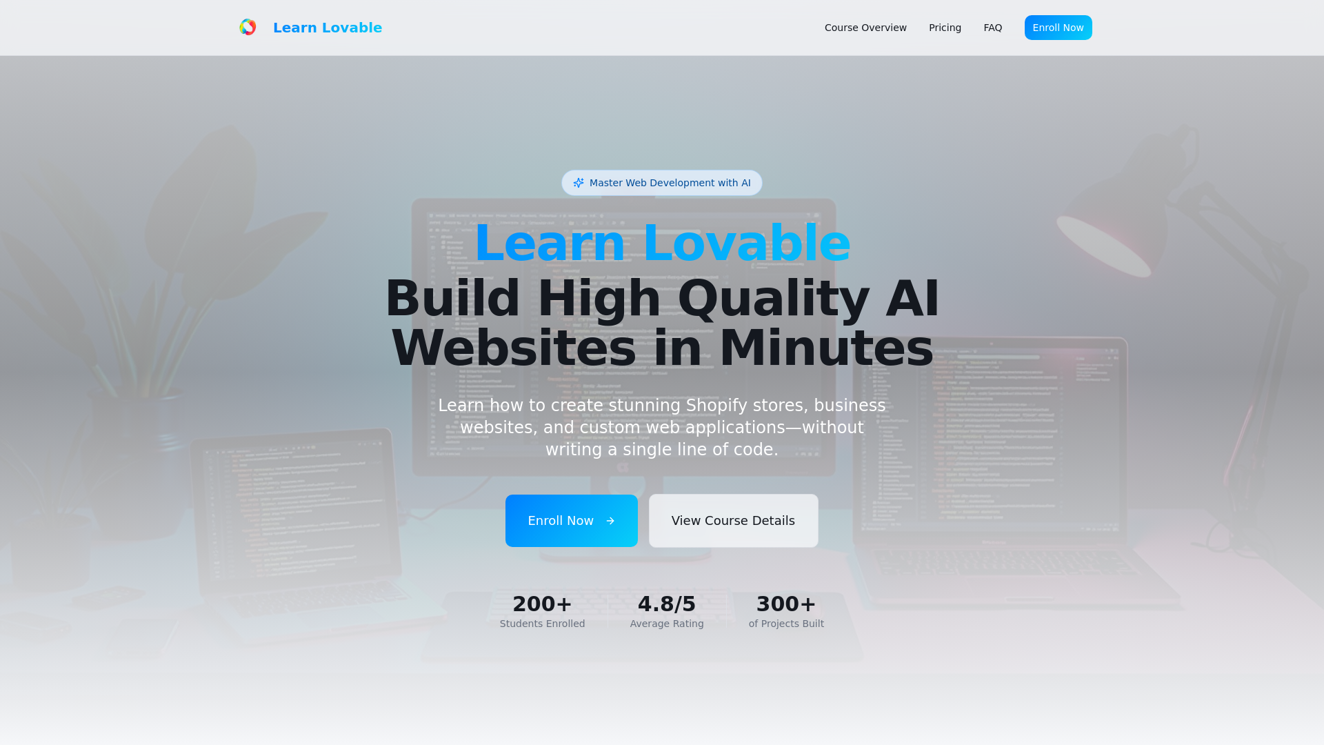 Master Web Development With Lovable Ai Professional Course