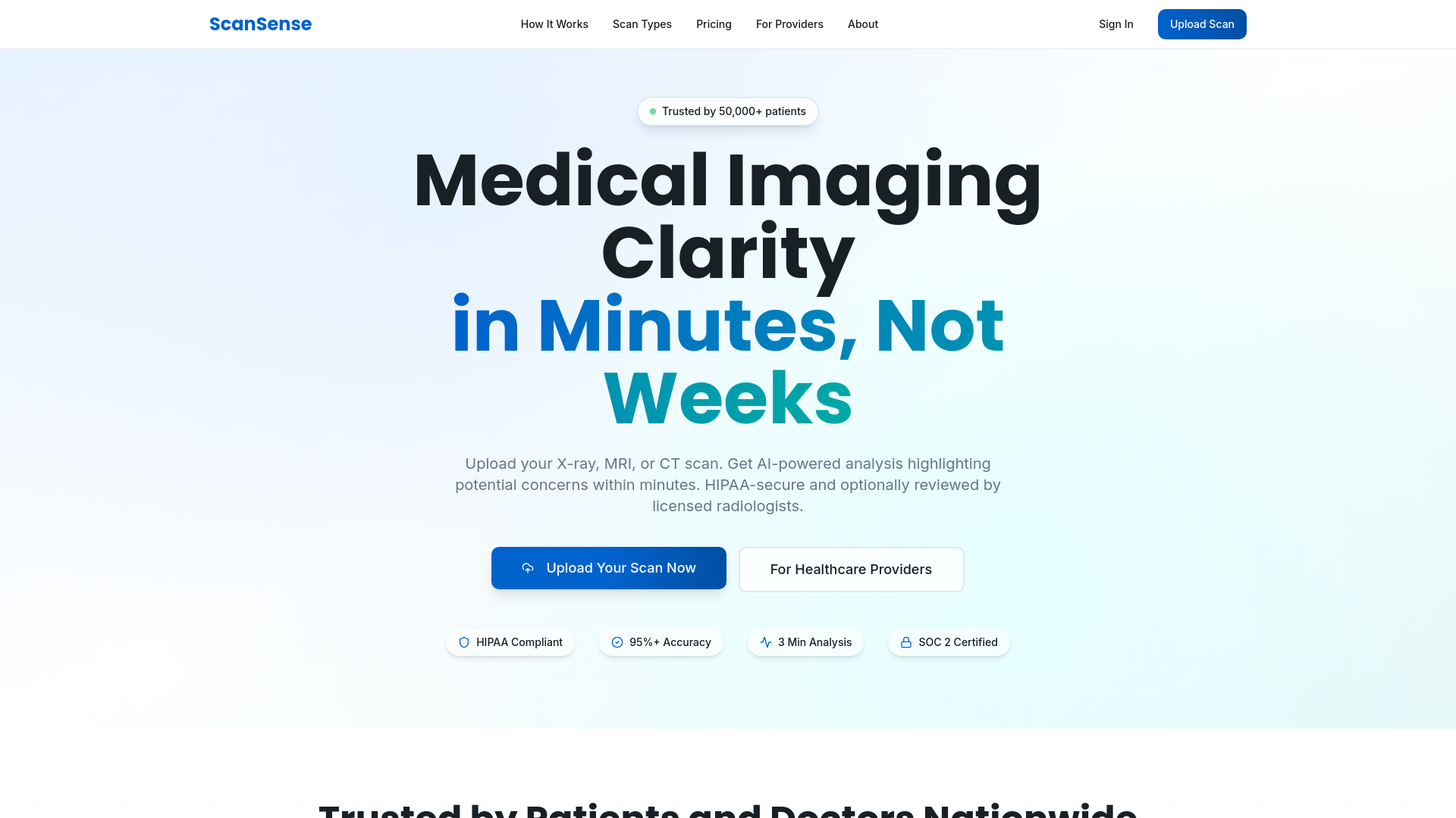 ScanSense - Medical Imaging AI Analysis