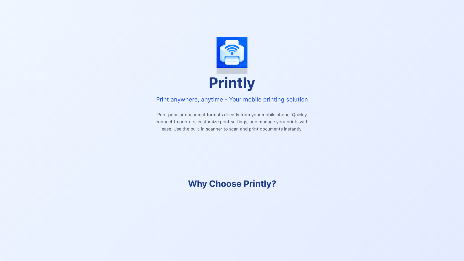 Printly - Mobile Printing Solution