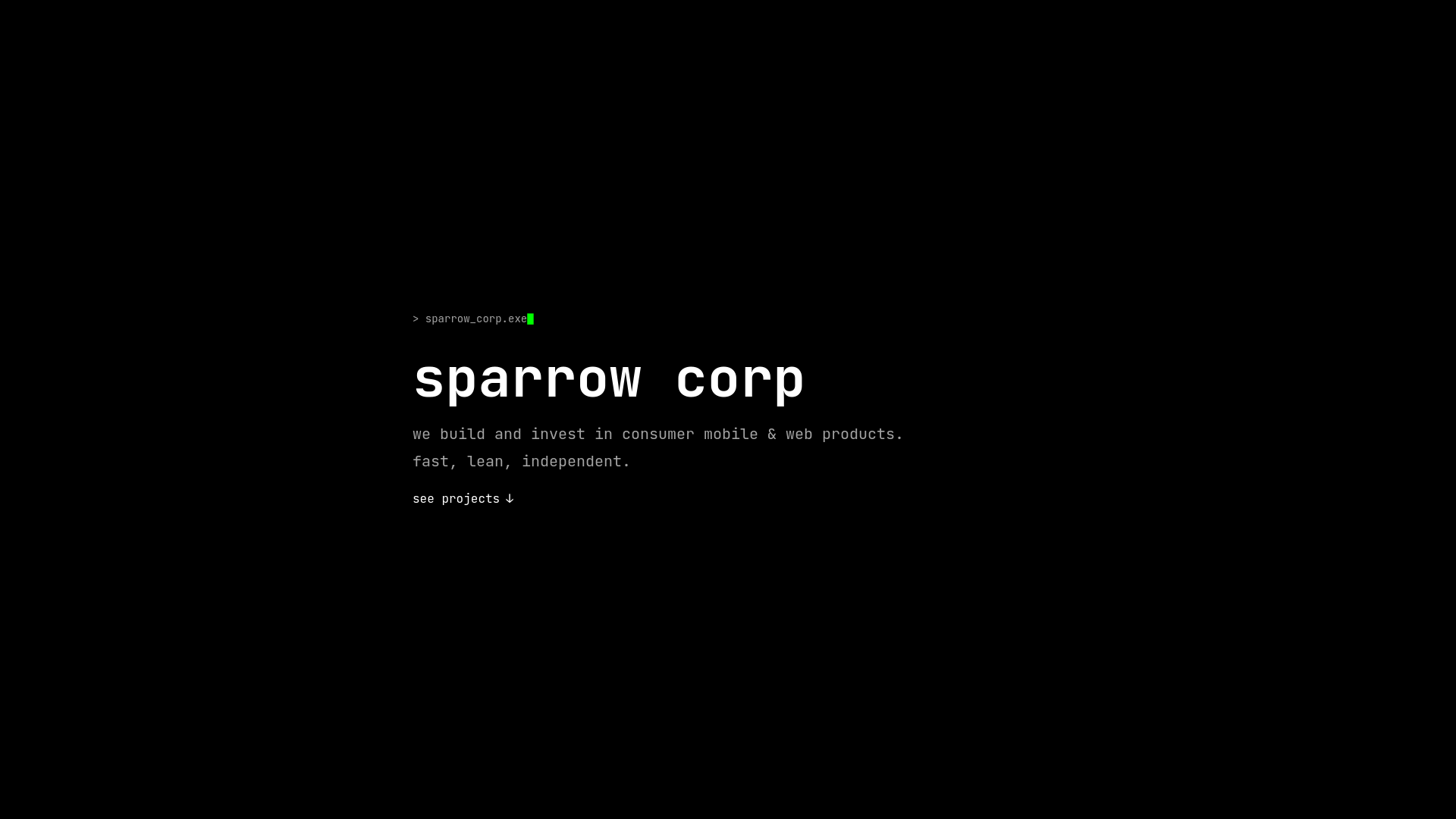 sparrow corp