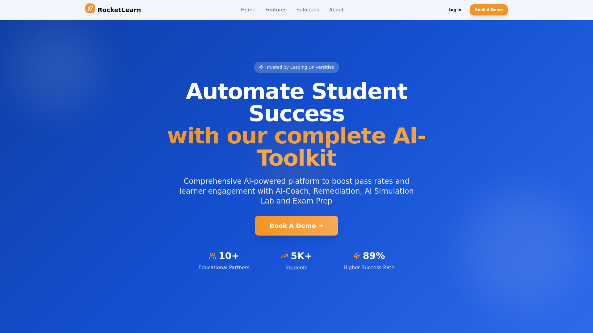 RocketLearn - Automate Student Success with AI