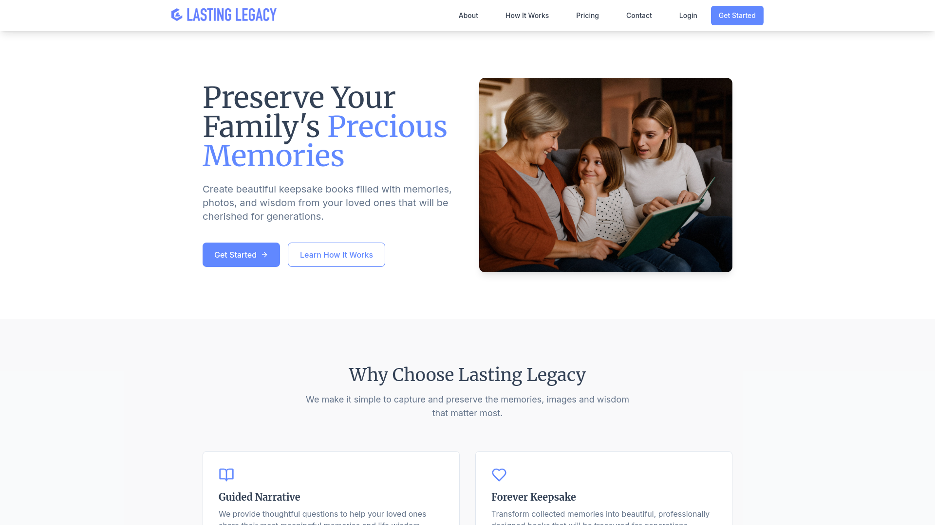 Lasting Legacy - Preserve Your Family's Precious Memories