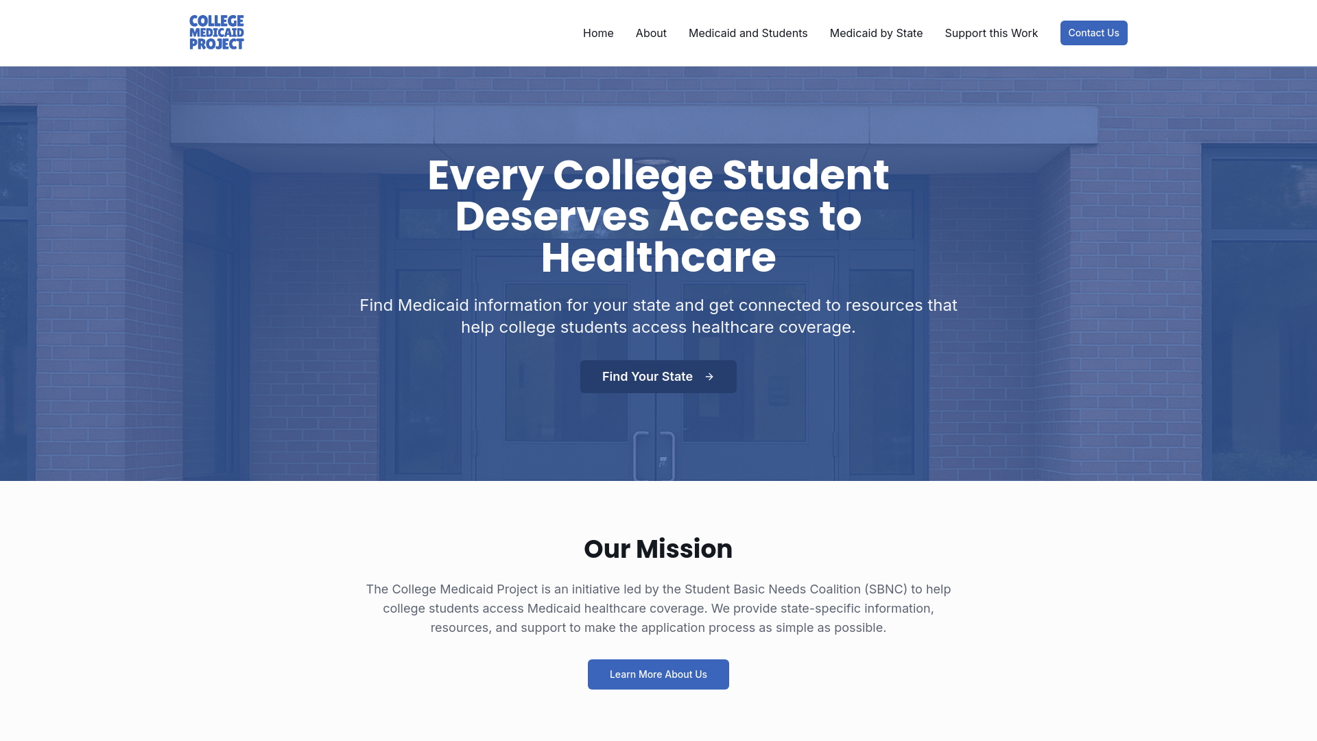 College Medicaid Project | Medicaid Information for College Students