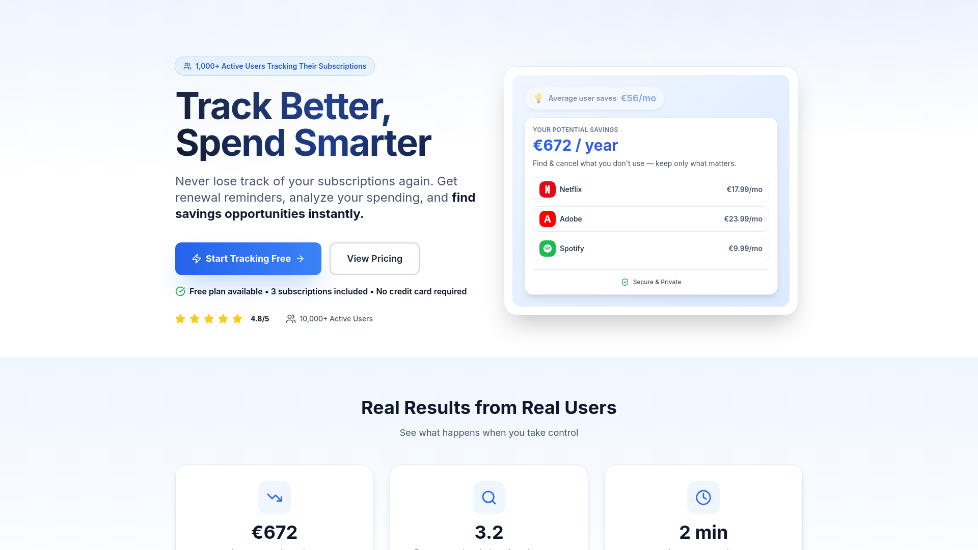 MySubScout - Stop Paying for Forgotten Subscriptions