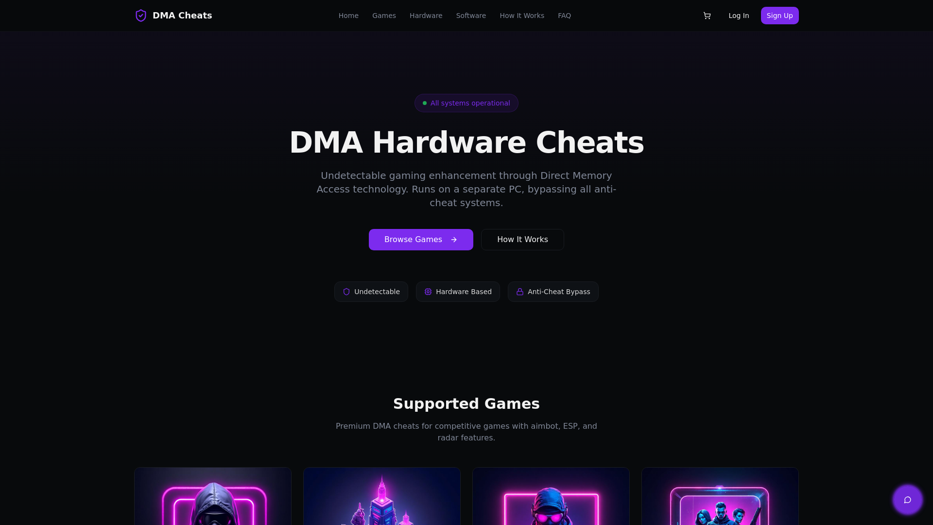DMA Cheats - Hardware Undetectable Gaming Cheats
