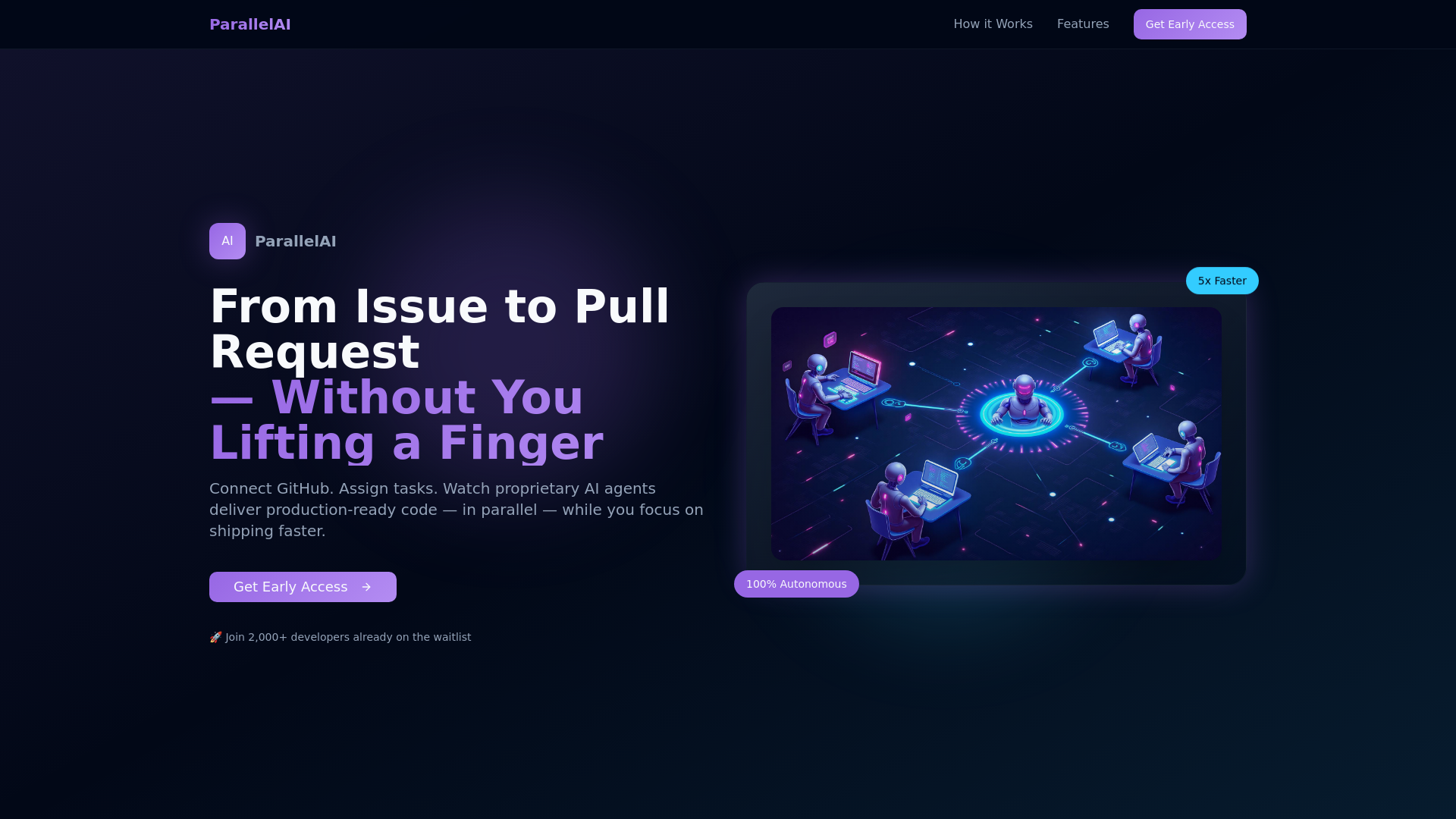 ParallelAI - Autonomous AI Coding Platform