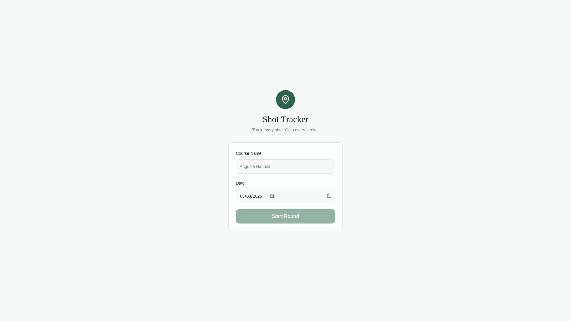 StrokesGain — Strokes Gained Tracker & Golf Analytics
