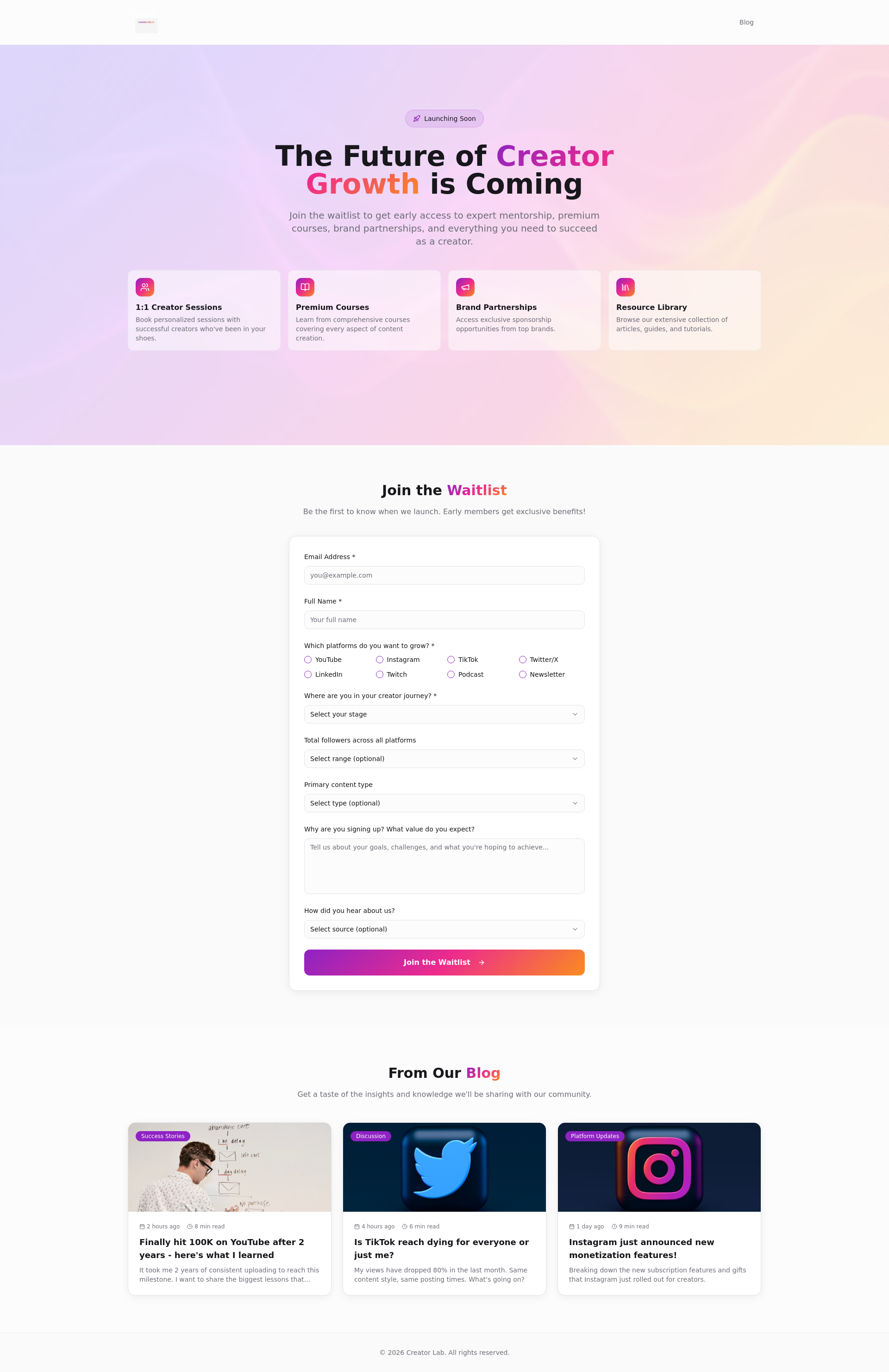 Creator Lab