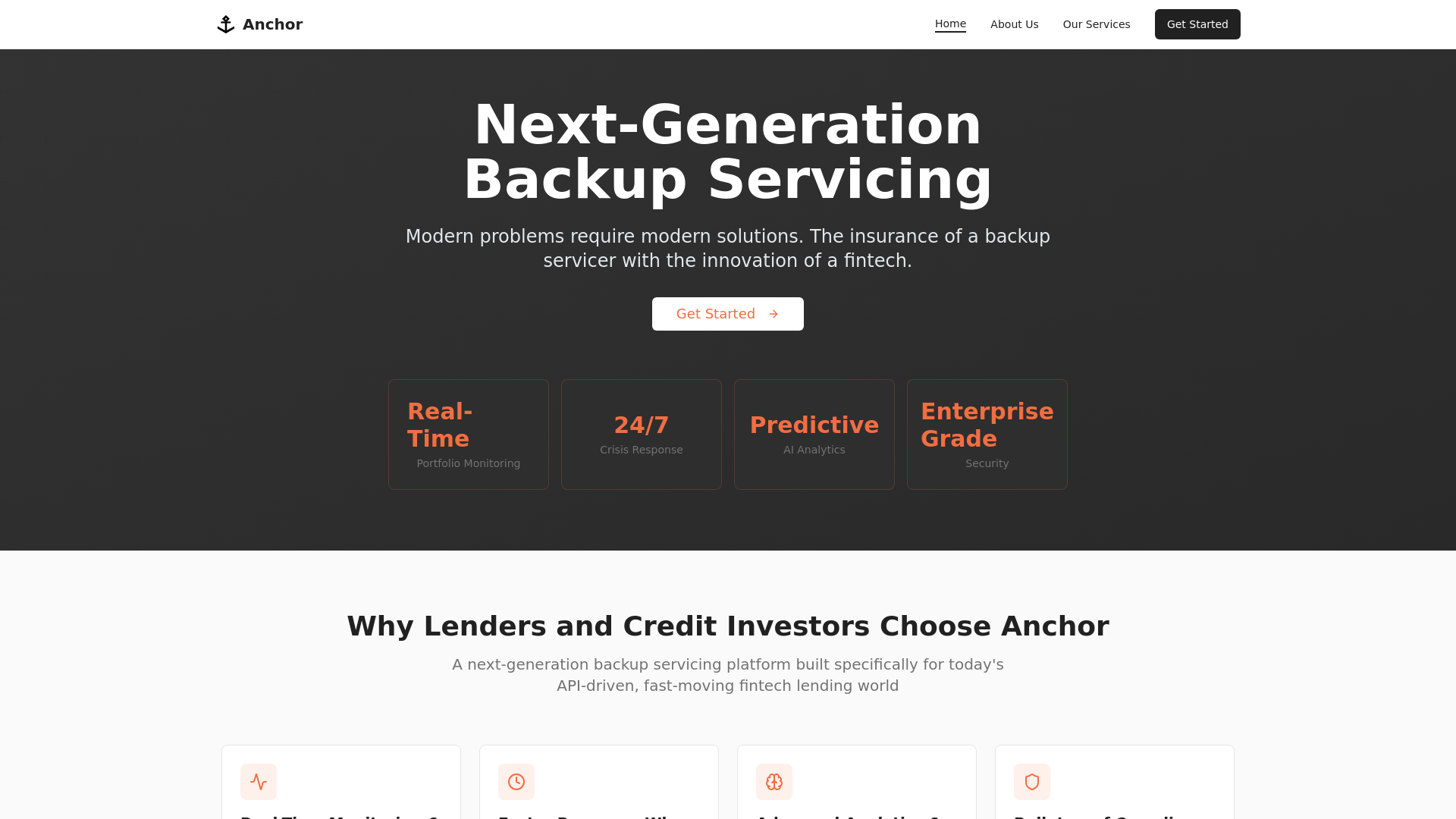 Anchor - Next-Generation Backup Servicing