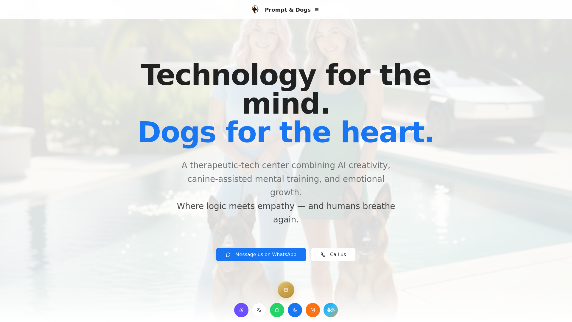 PromptDogs | AI Education & Canine Therapy