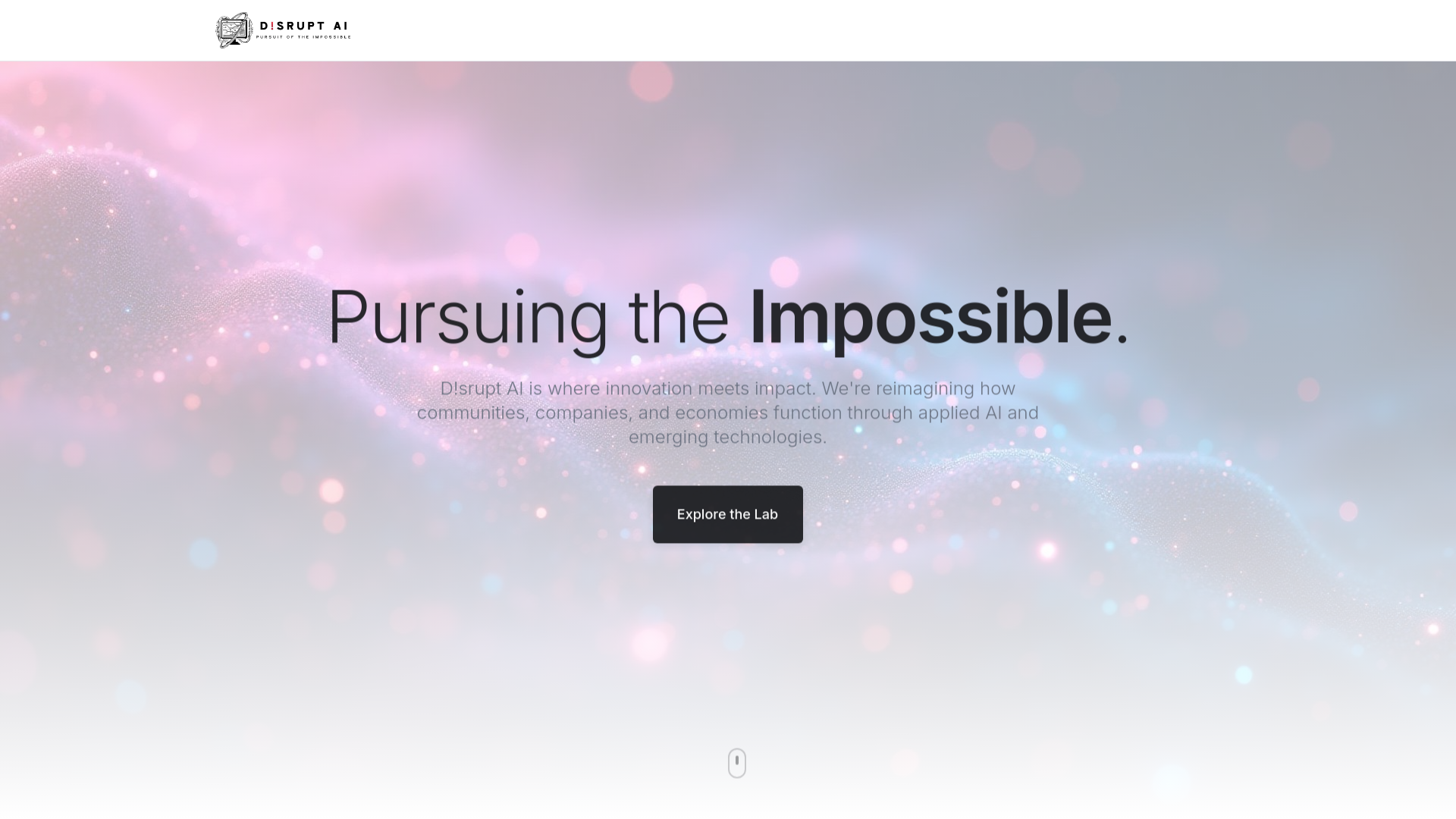 D!srupt AI - Where Innovation Meets Impact